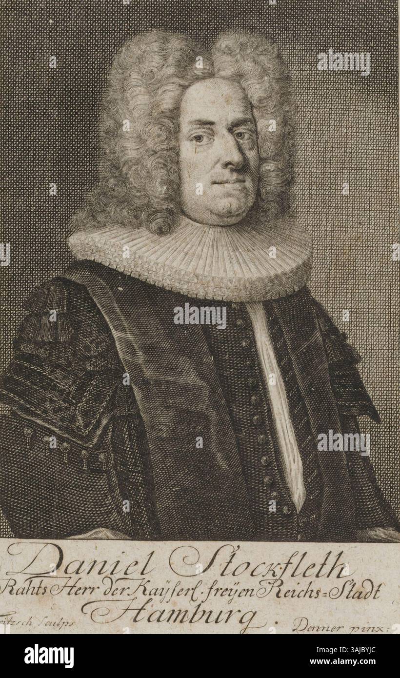 Another copper engraving of Daniel Stockfleth, a key figure from the ...