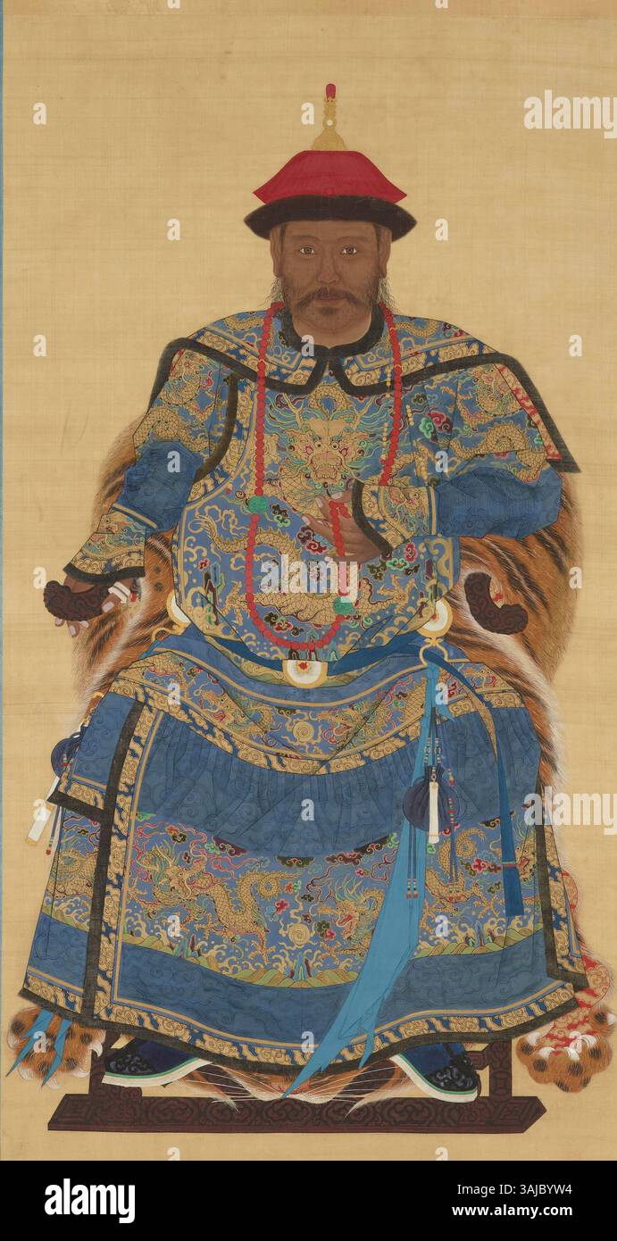 A painting by Li Yinzu, a Qing Dynasty artist from China, created ...