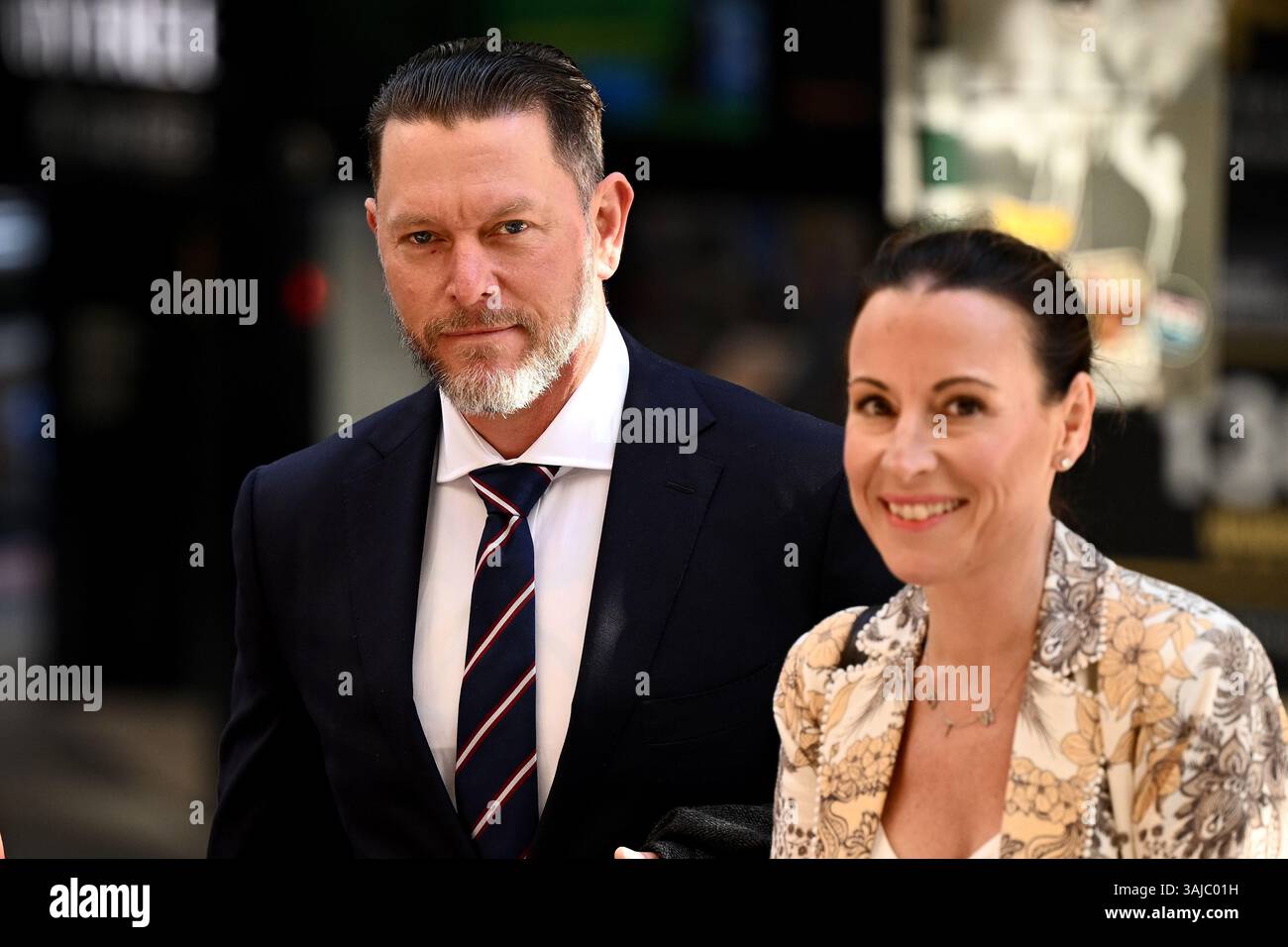 Sydney, Australia. 11th Apr, 2025. Oliver Jordan Schulz arrives at the ...