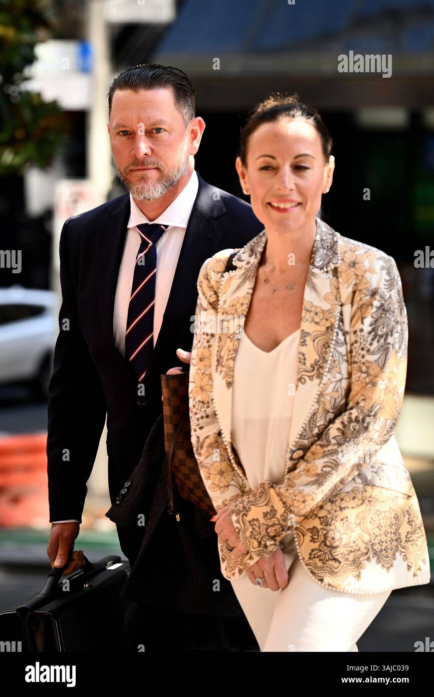 Sydney, Australia. 11th Apr, 2025. Oliver Jordan Schulz arrives at the ...