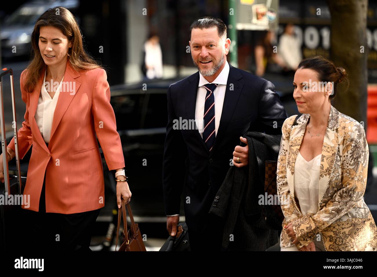 Sydney, Australia. 11th Apr, 2025. Oliver Jordan Schulz (centre ...