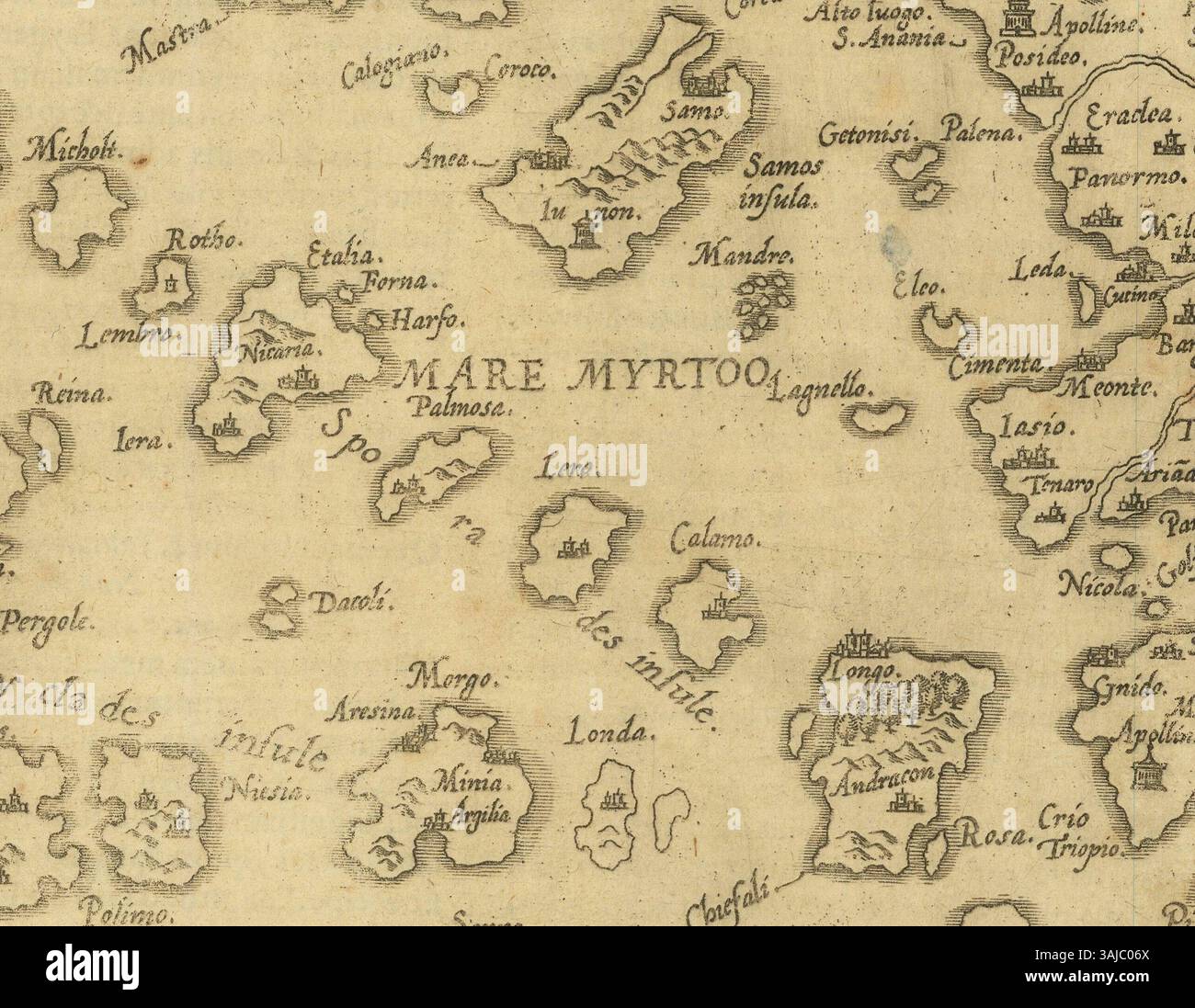 This 1578 map by Cornelis de Jode illustrates the geographical ...