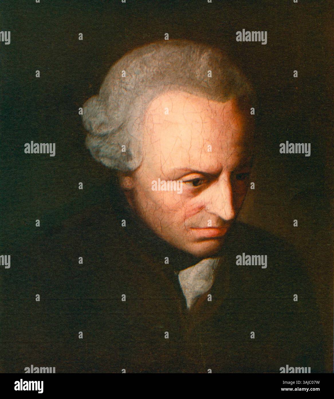 Portrait of the philosopher Immanuel Kant, painted around 1790. Kant ...