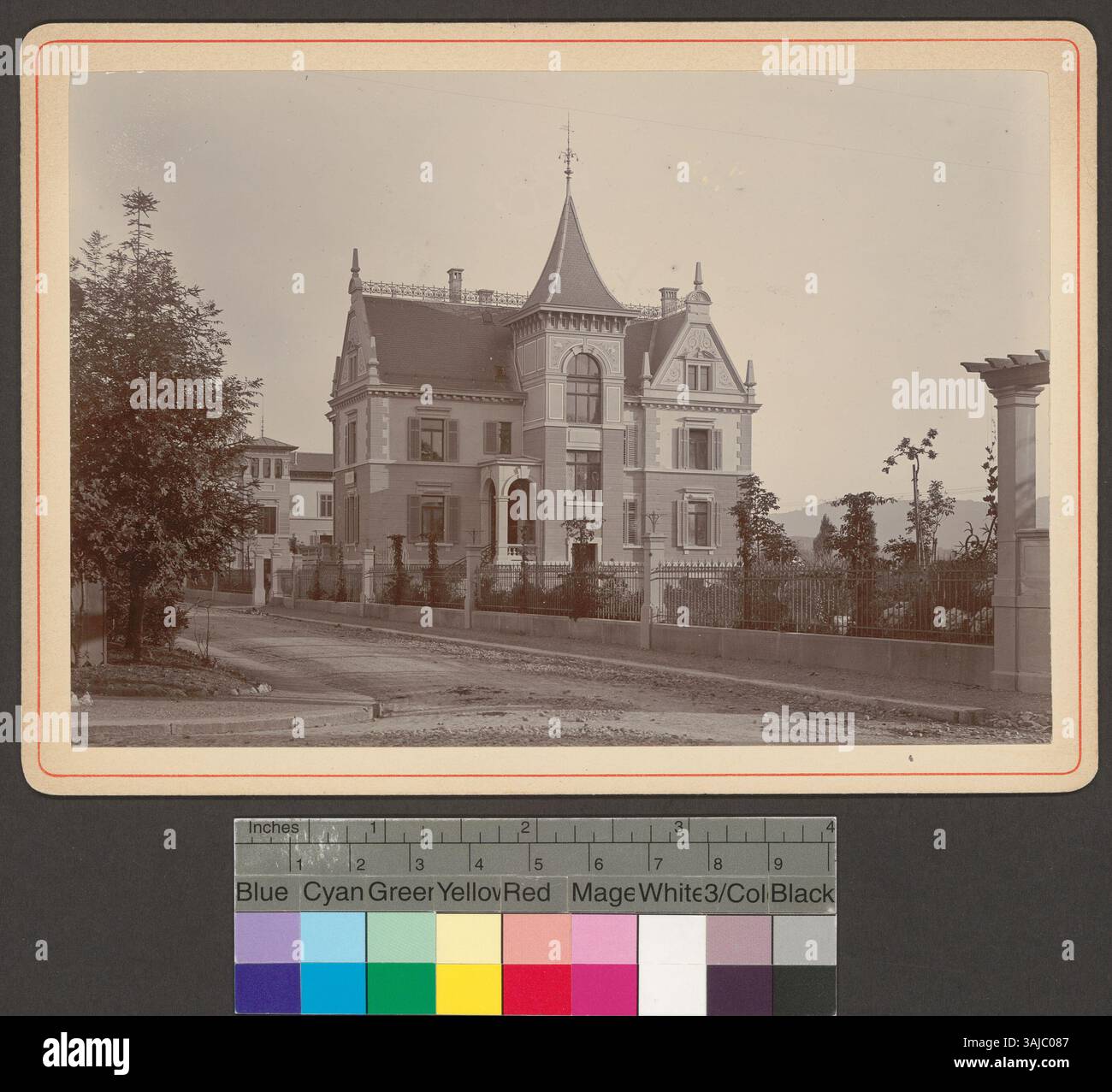 This 1888 photograph by Robert Breitinger shows Villa Riesmatt on ...