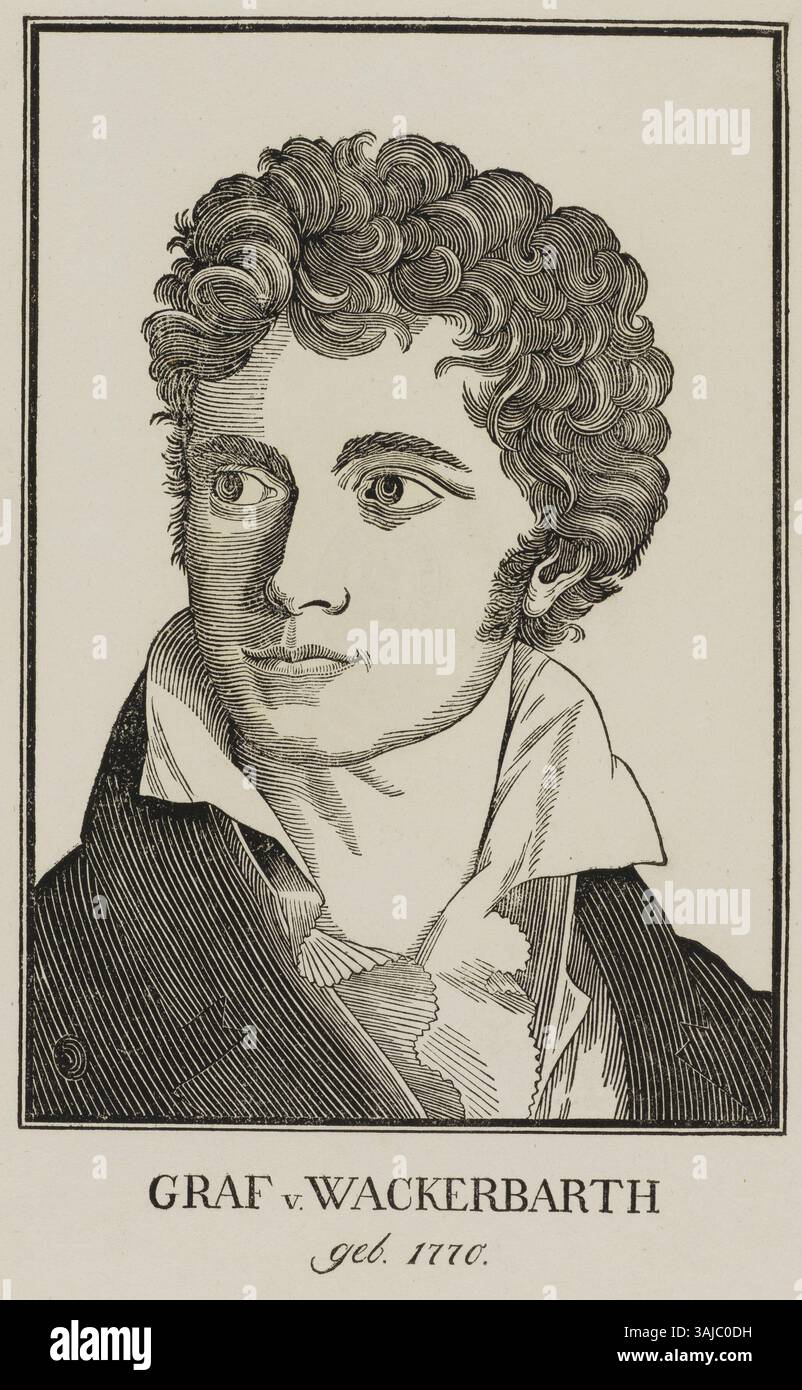 Portrait of August Joseph Ludwig Graf von Wackerbarth, born in 1770 ...