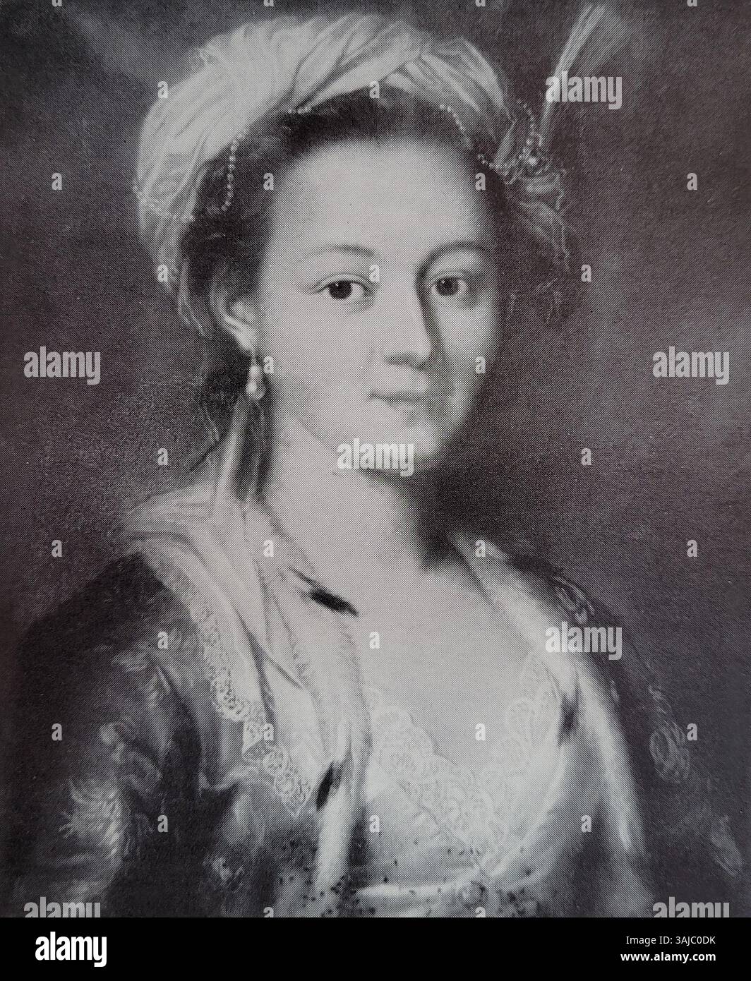 This pastel portrait by Jakob Emanuel Handmann (1718–1781) depicts ...