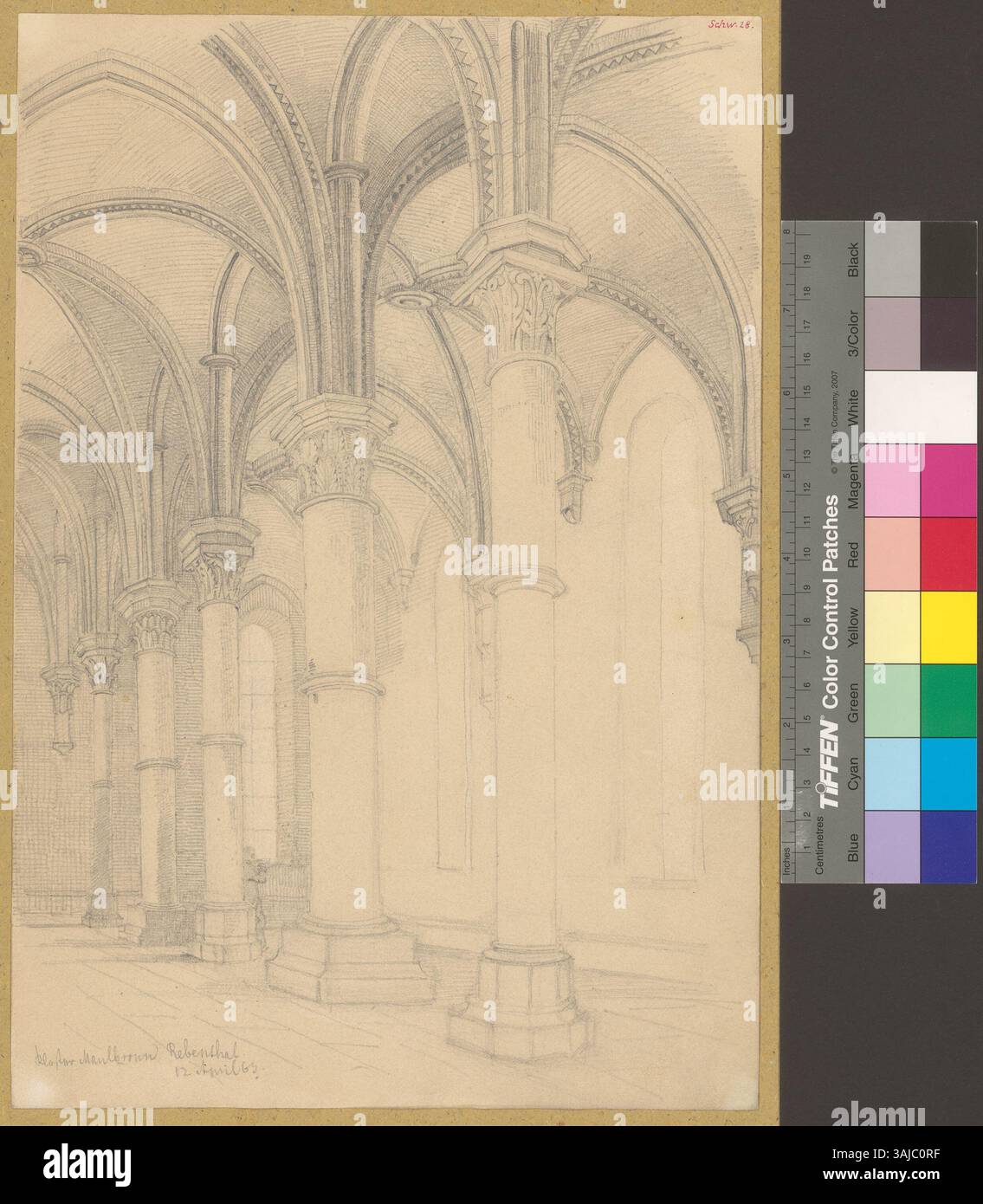 This image depicts the Herrenrefektorium, or refectory, of the former ...