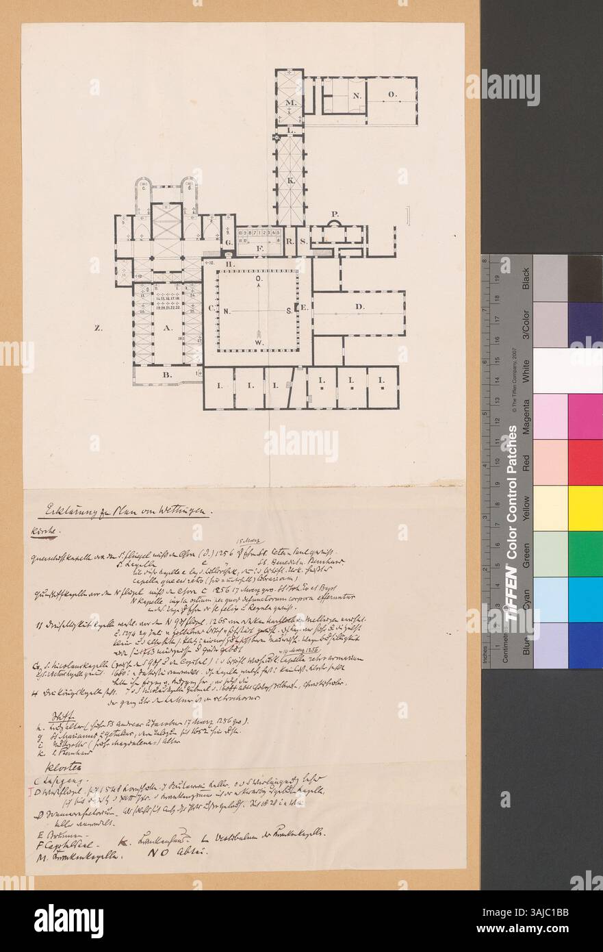 This document, created by Johann Rudolf Rahn, explains the plan of ...
