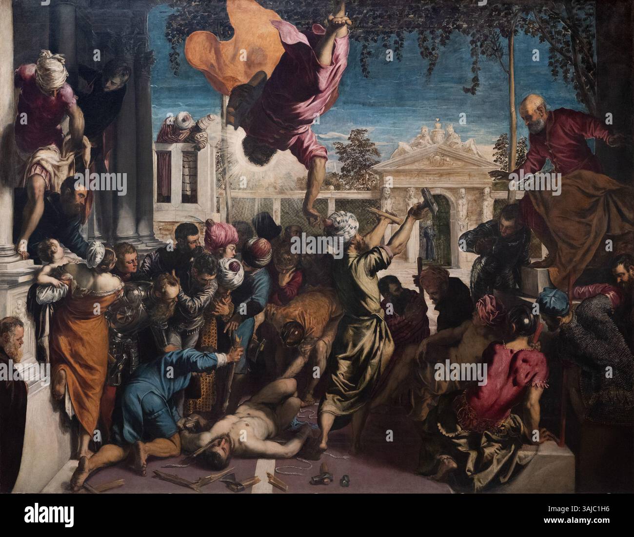 Jacopo Tintoretto’s 'The Miracle of the Slave', painted between 1547 ...