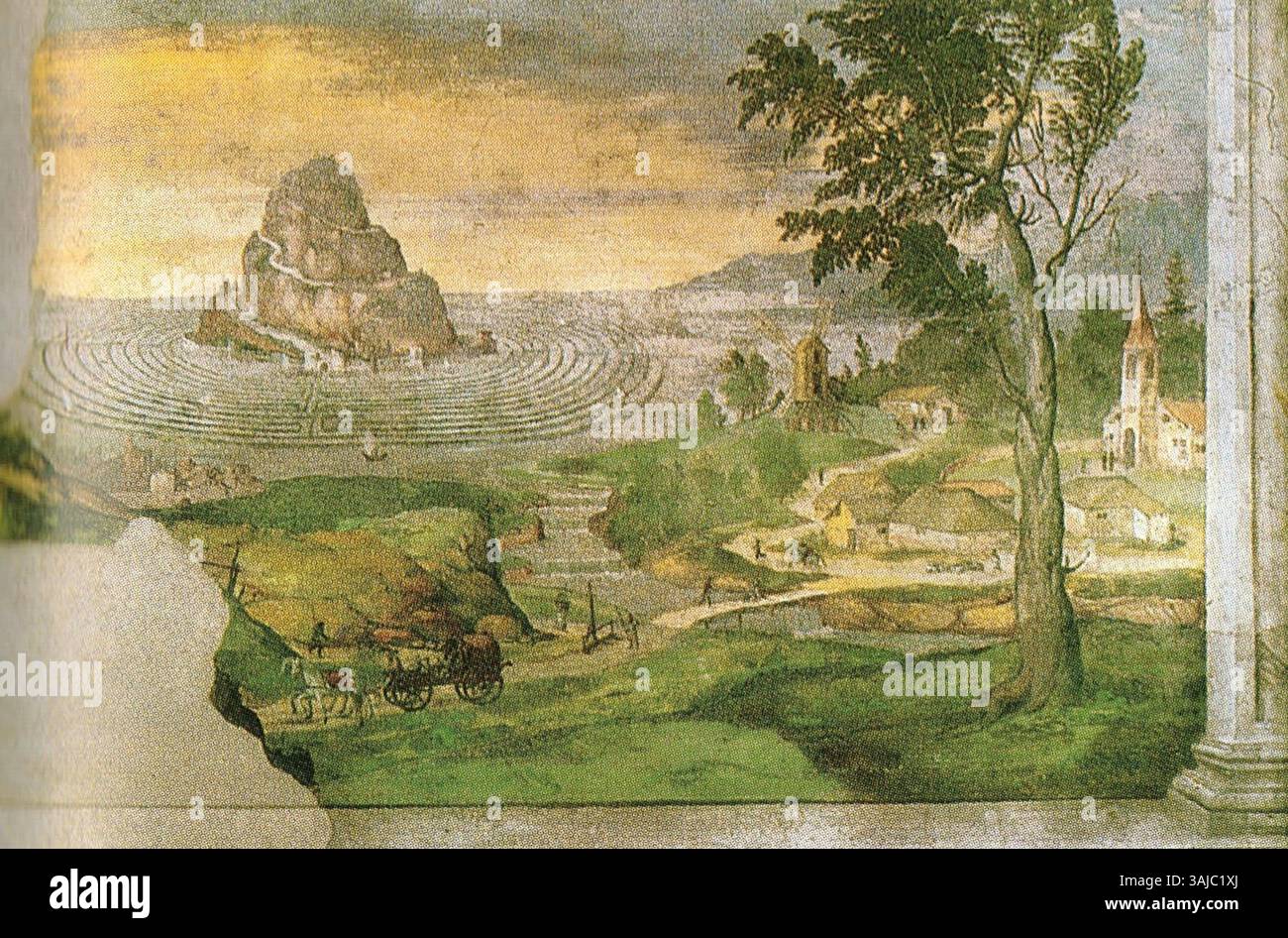 Lorenzo Leonbruno's 'Der Olymp, von einem Labyrinth umgeben' (1510 ...