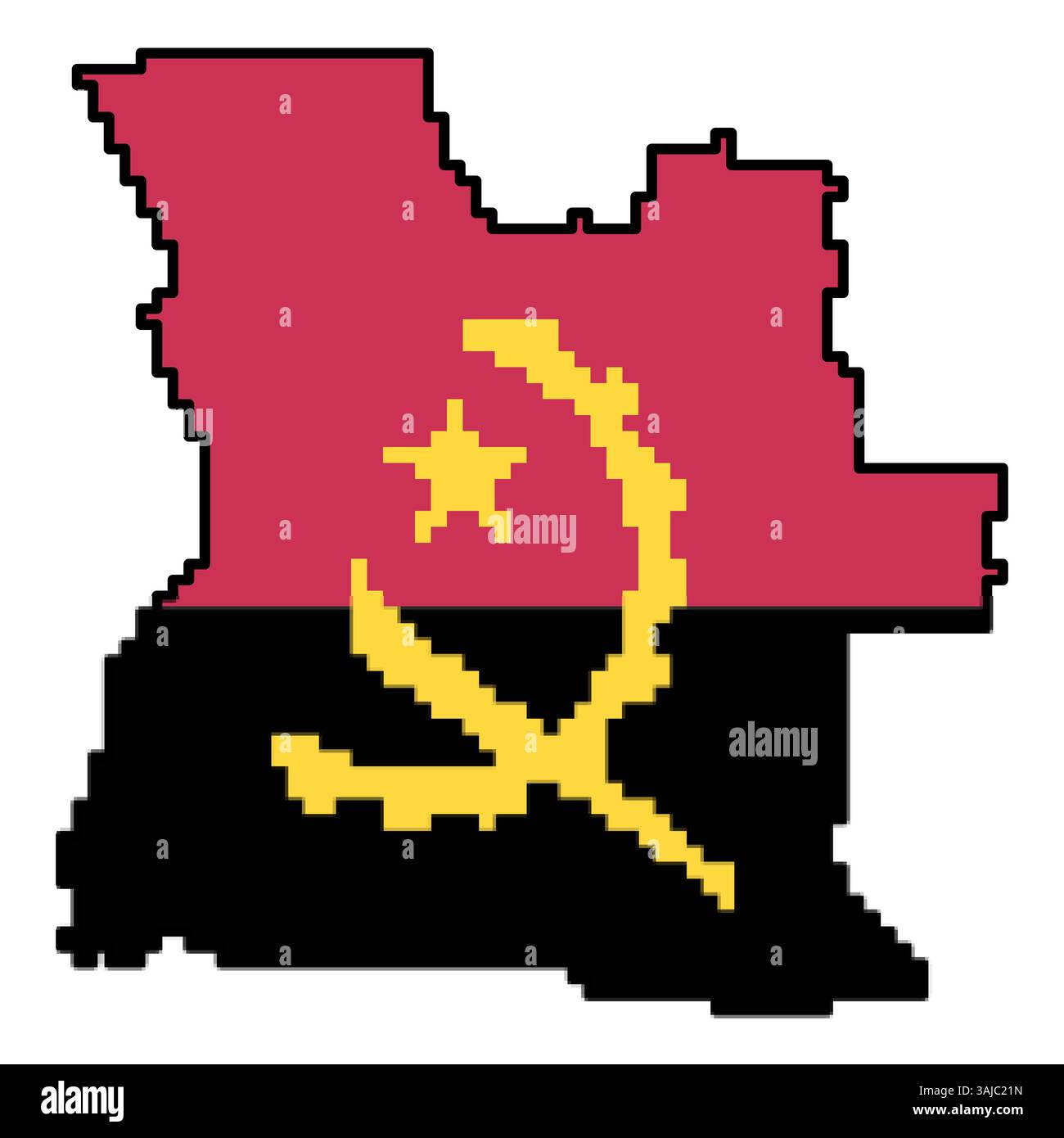Pixelated World Map Icons In 8 Bit Style Featuring Over 190 Countries