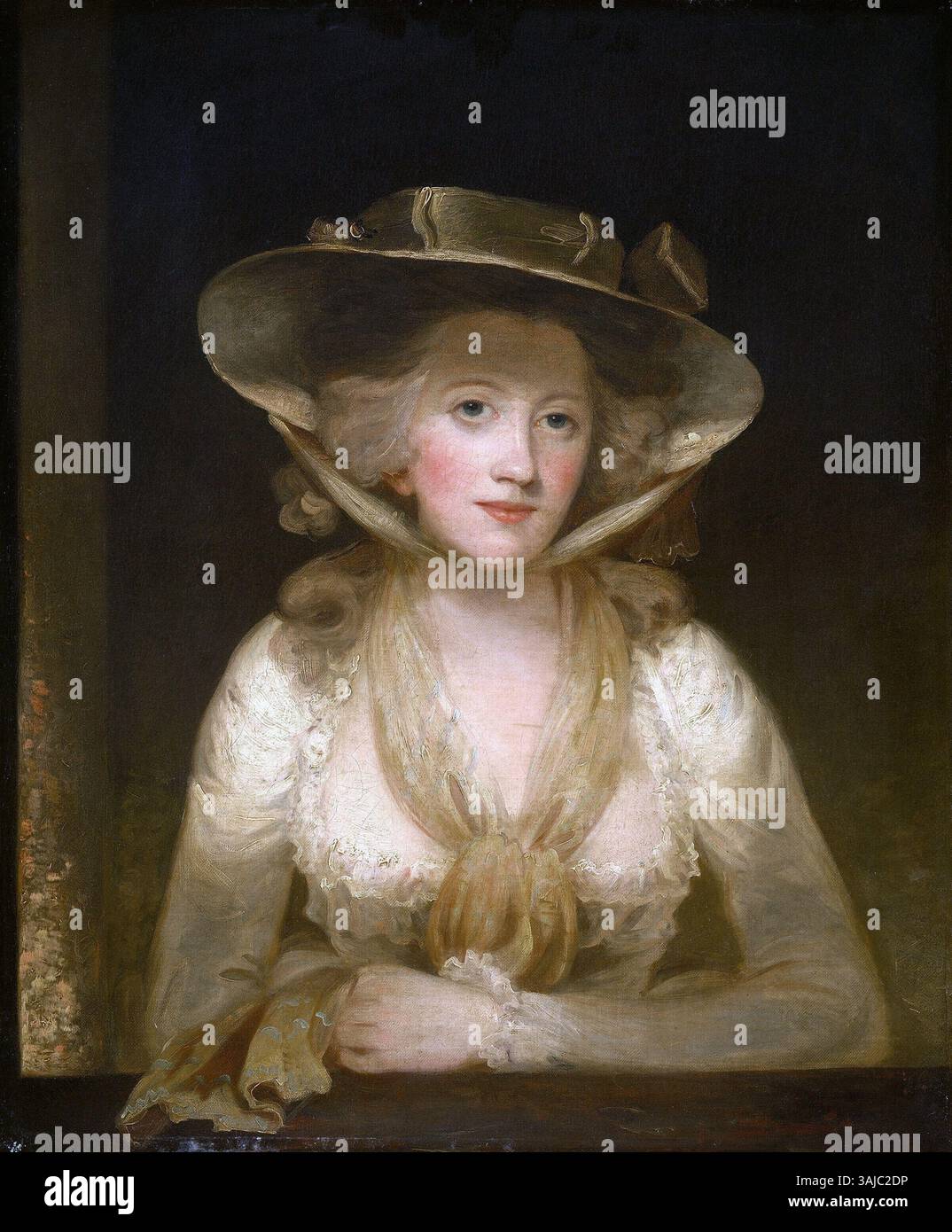 Portrait of Lady Cunliffe, painted by John Hoppner between 1781 and ...
