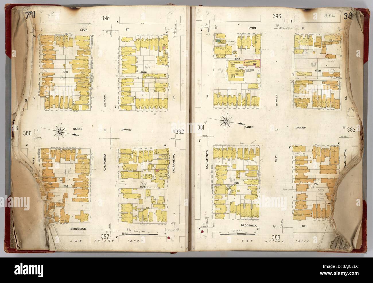 San Francisco Sanborn Insurance Map Atlas (1905) includes detailed full ...