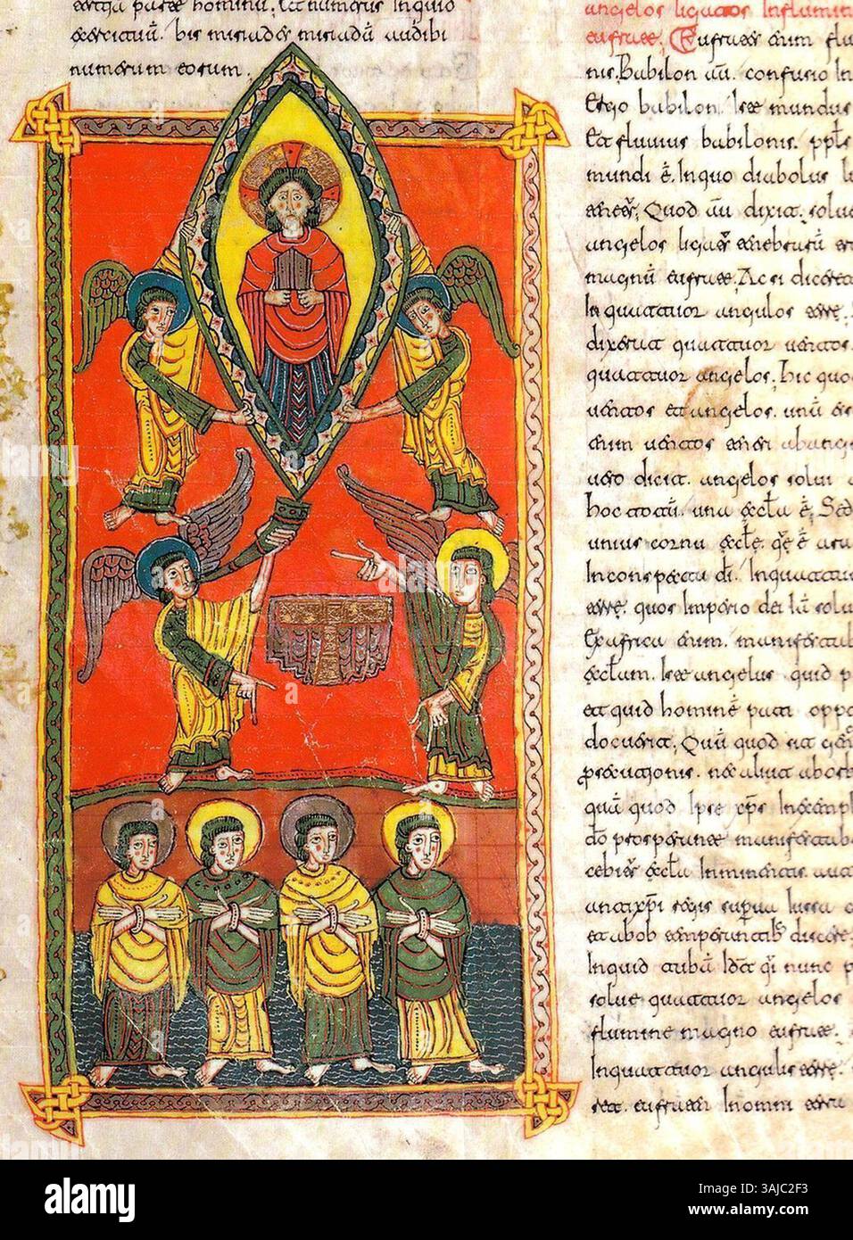 This illustration from the Beatus of Burgo of Osma manuscript, created ...