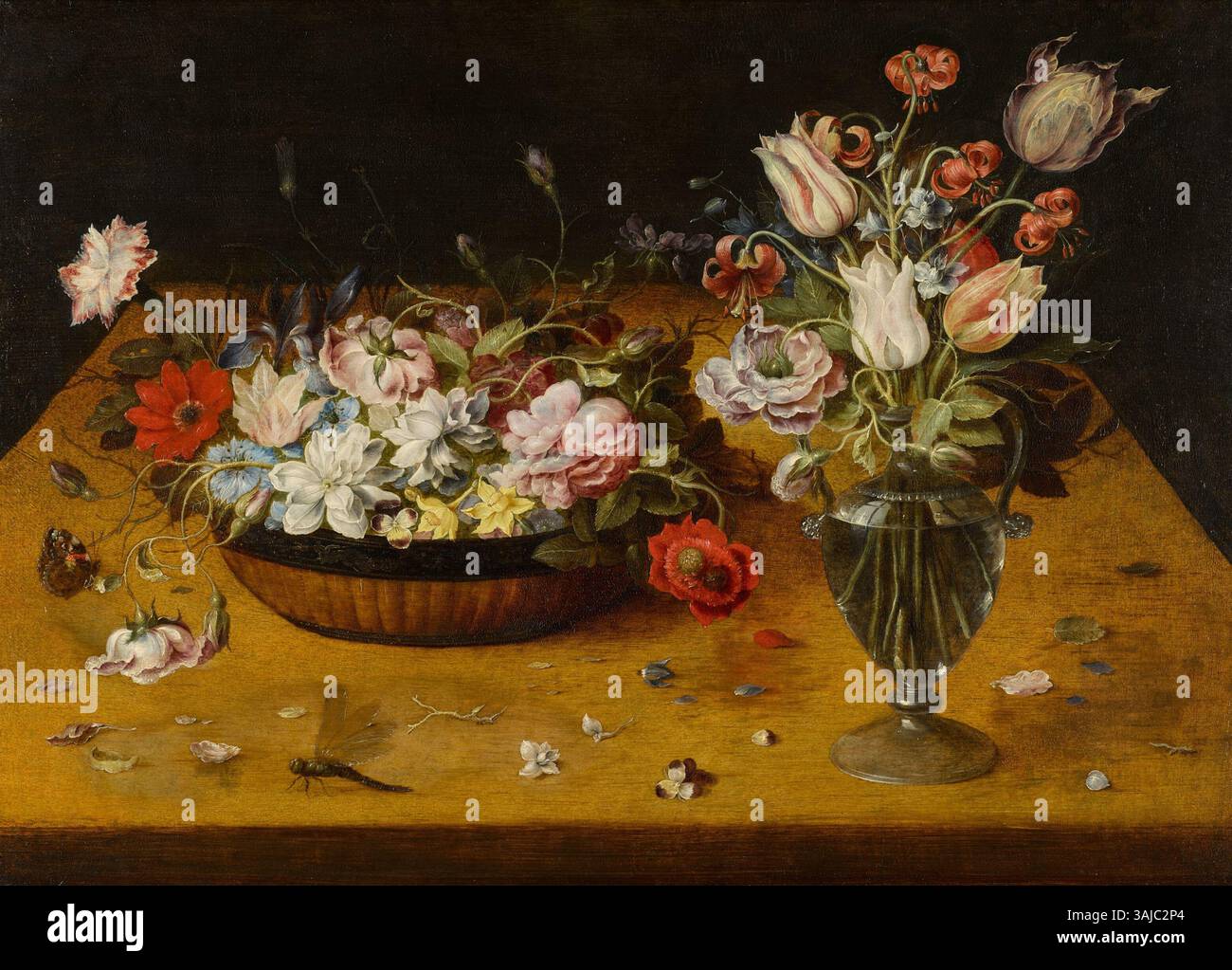 A still life painting by Osias Beert, created between 1596 and 1623 ...