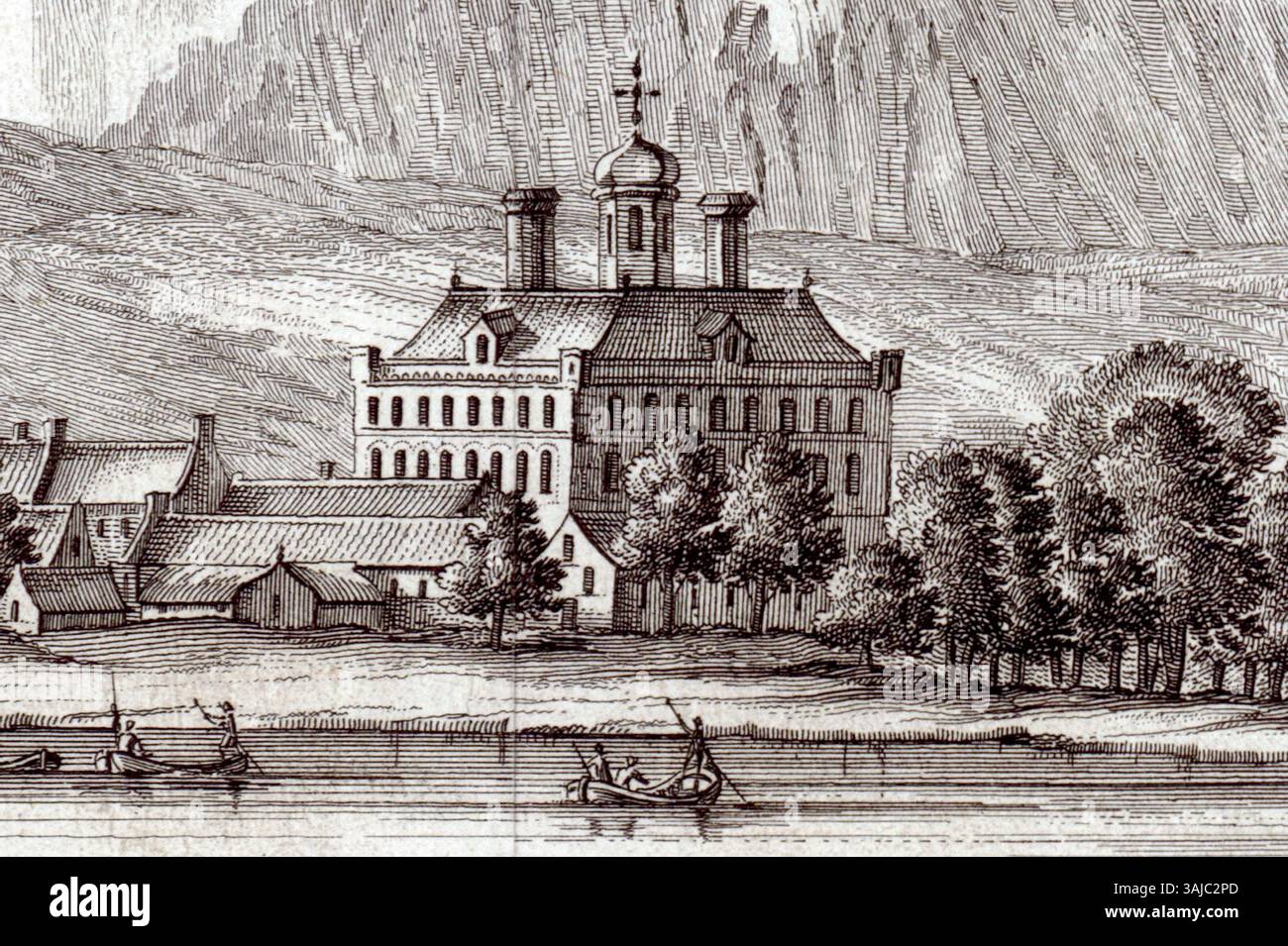 An engraving from 'Theatrum Scotiae' by John Slezer, published circa ...