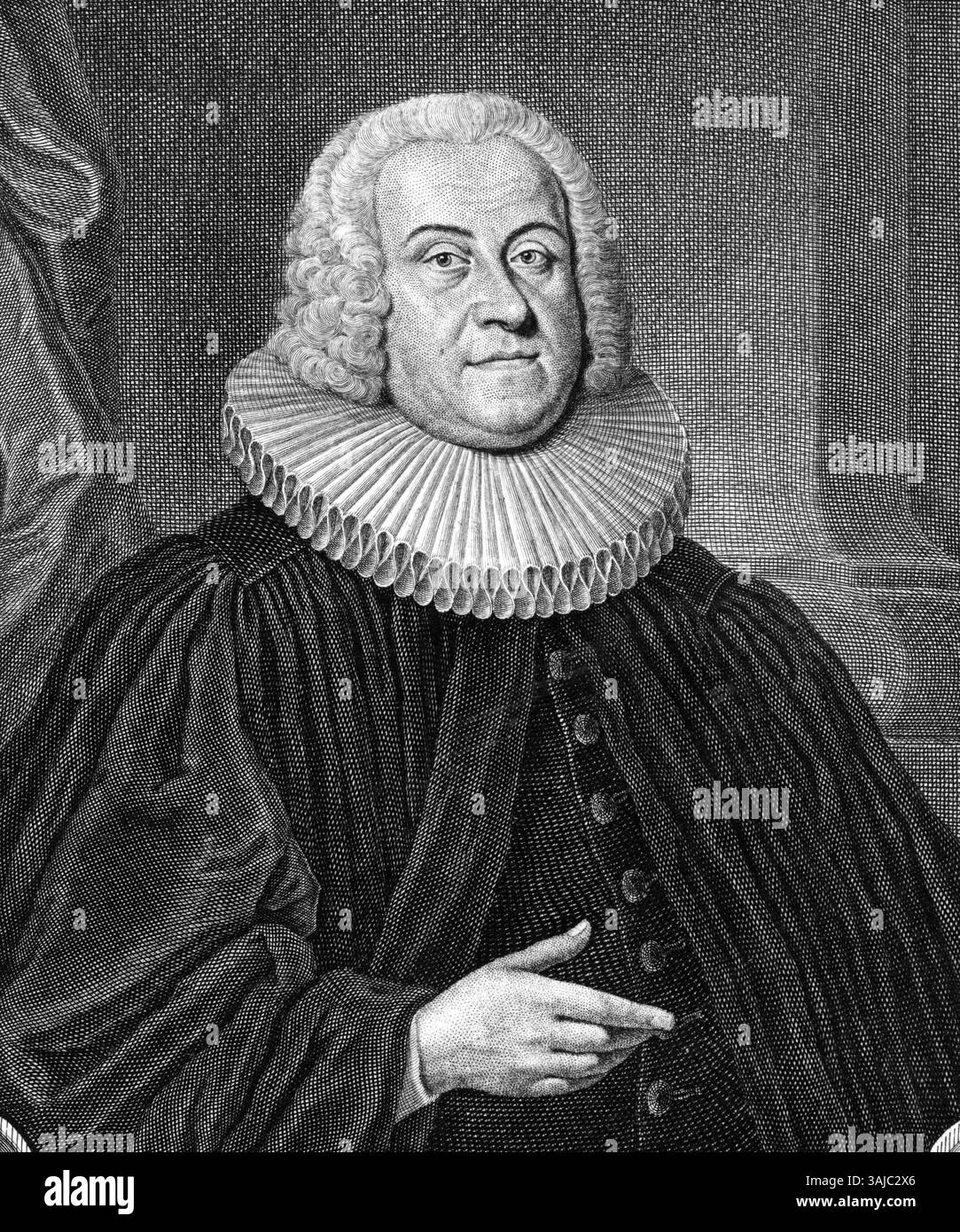 This cropped engraving by Christoph Wolle (1670–1733), created in 1745 ...