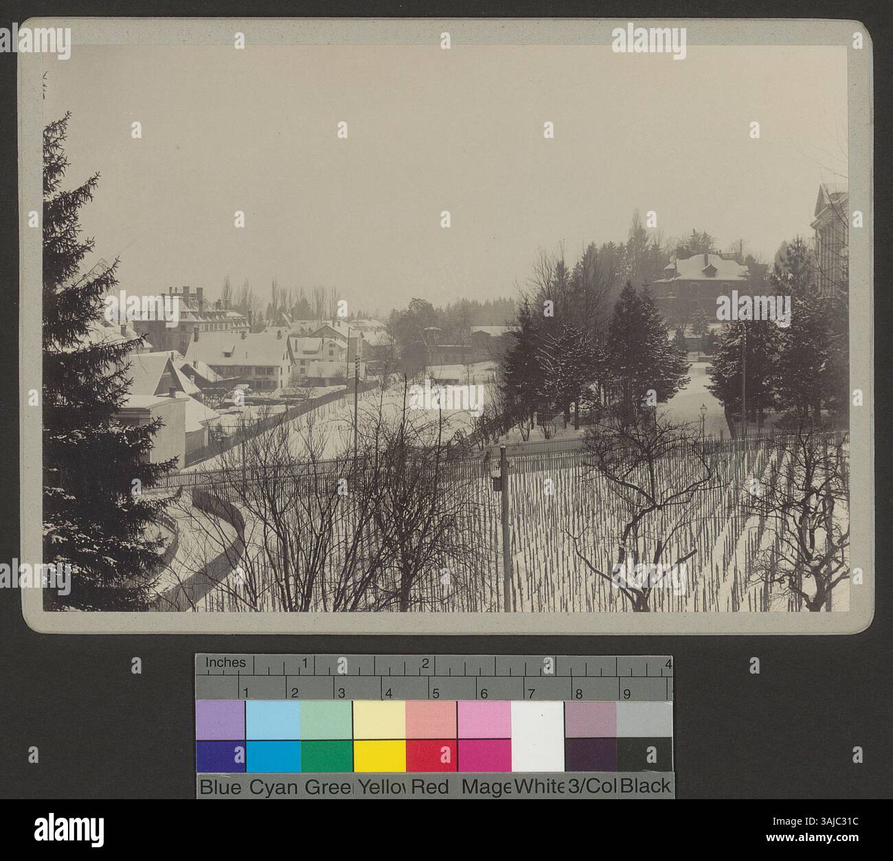 This 1901 photograph by Robert Breitinger shows a southeast view from ...