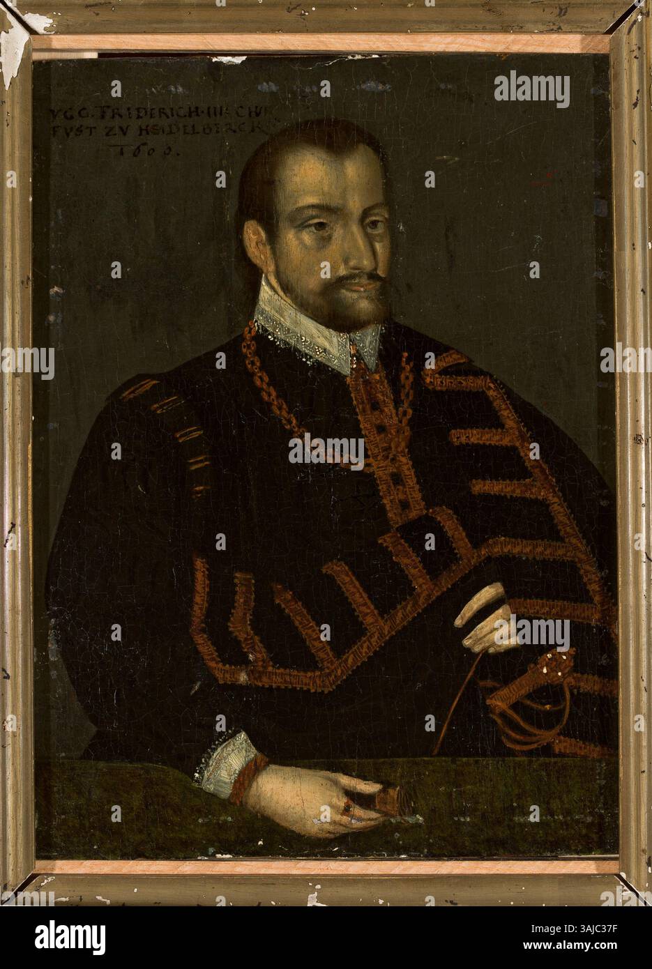 This 1600 painting portrays Frederick IV, Palatine of the Rhein, in a ...