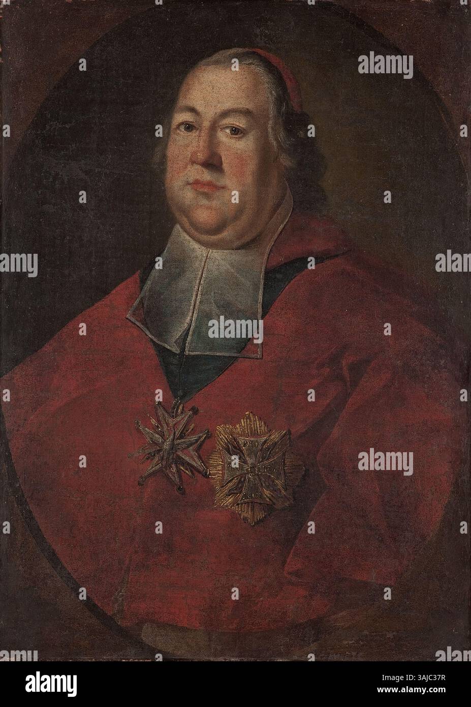A portrait of Adam Ignacy Komorowski, painted in 1739. The oil on ...