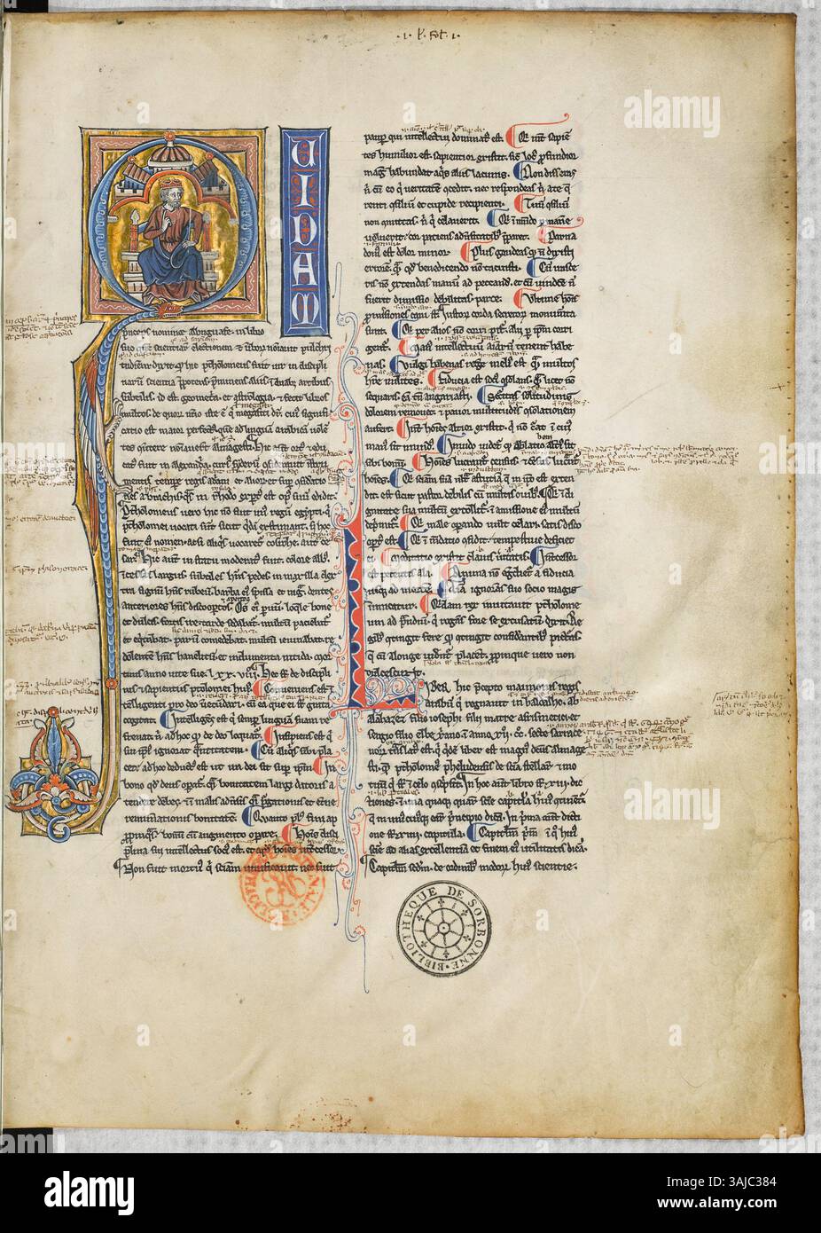 A 13th-century illuminated manuscript of Ptolemy's *Almagest ...