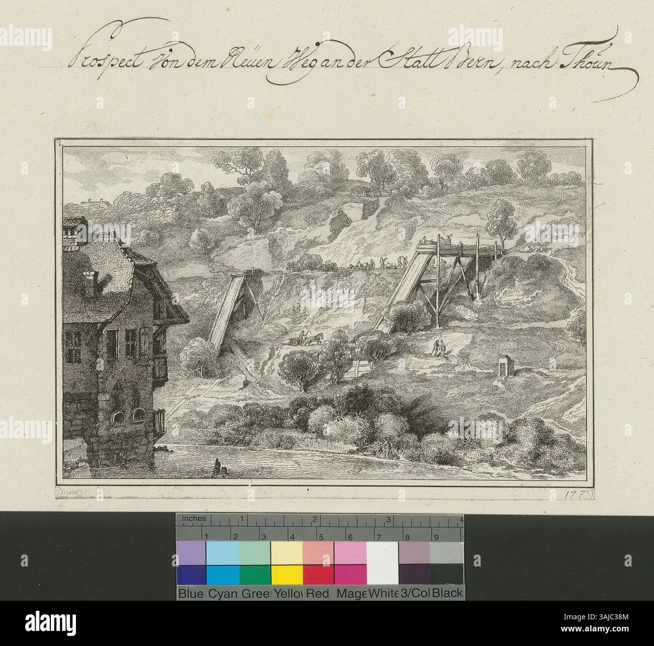 This 1779 etching by Balthasar Anton Dunker shows the early stages of ...