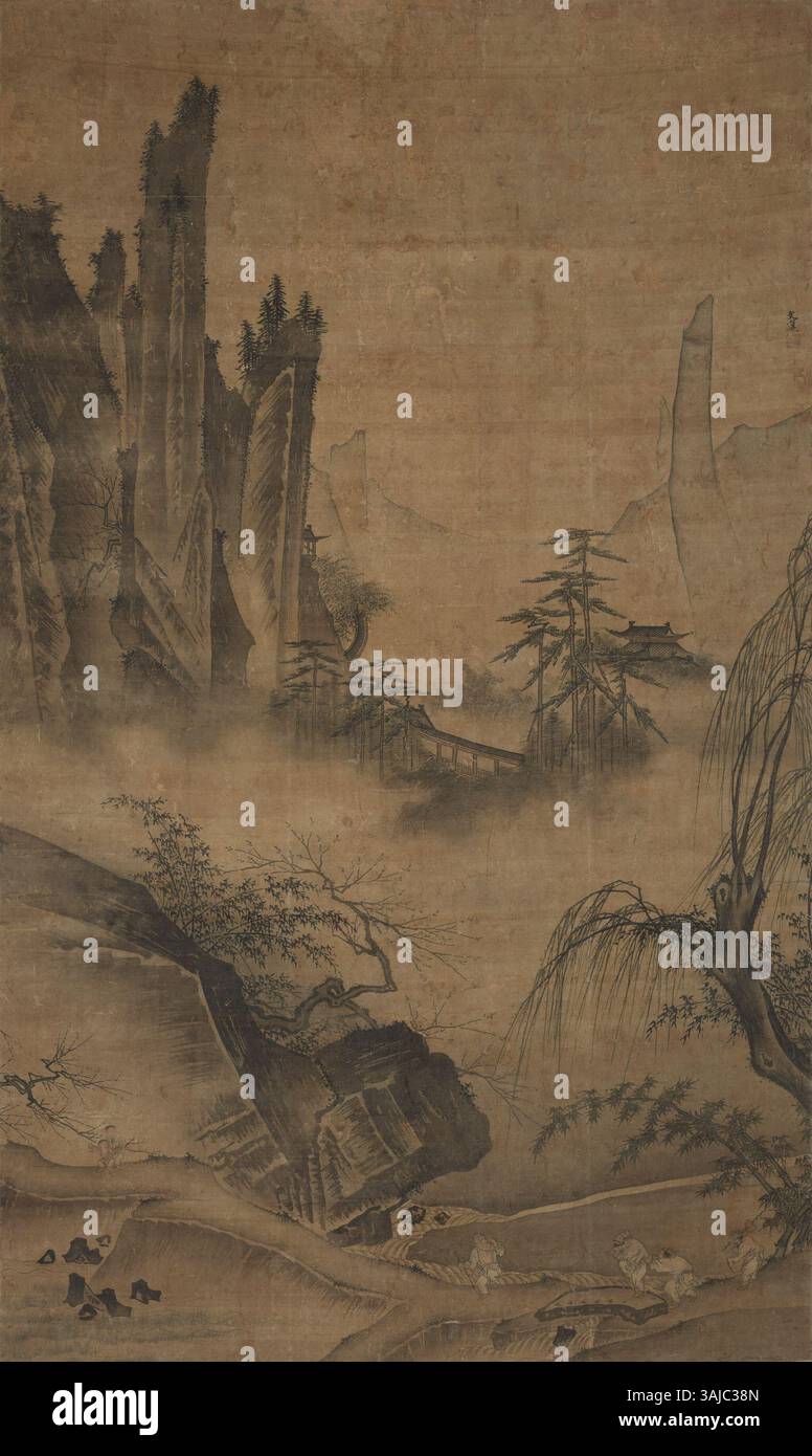 Dai Jin's 'After Ma Yuan's The Stamping Song,' painted with ink and ...