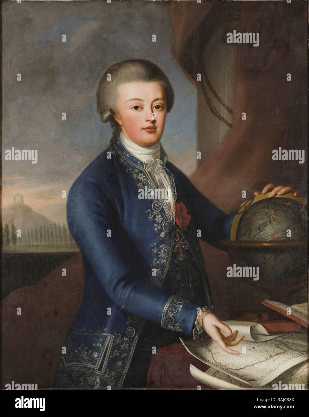 This 18th-century portrait depicts Joseph of Braganza, Prince of Brazil ...