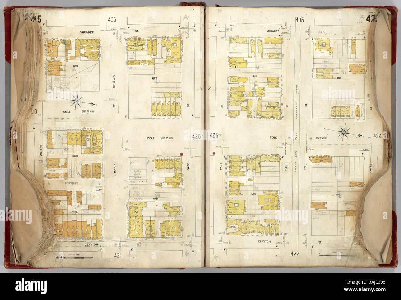 The San Francisco Sanborn Insurance Map Atlas, published by the Sanborn ...