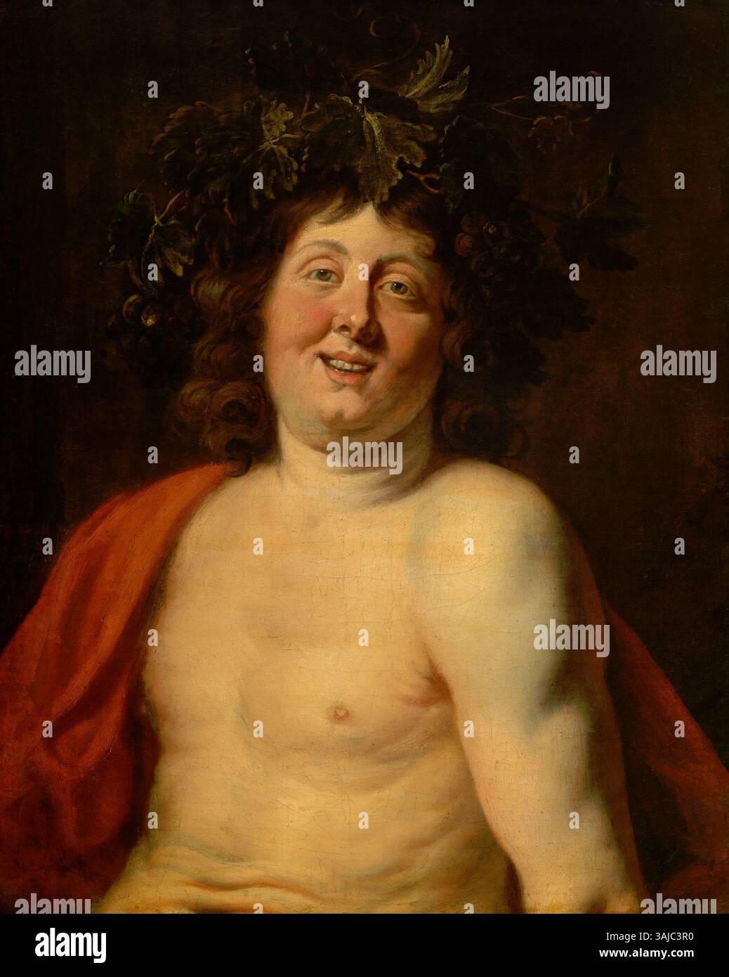 Jacob Jordaens' painting 'Bacchus' (1640–1650) is a vibrant depiction ...