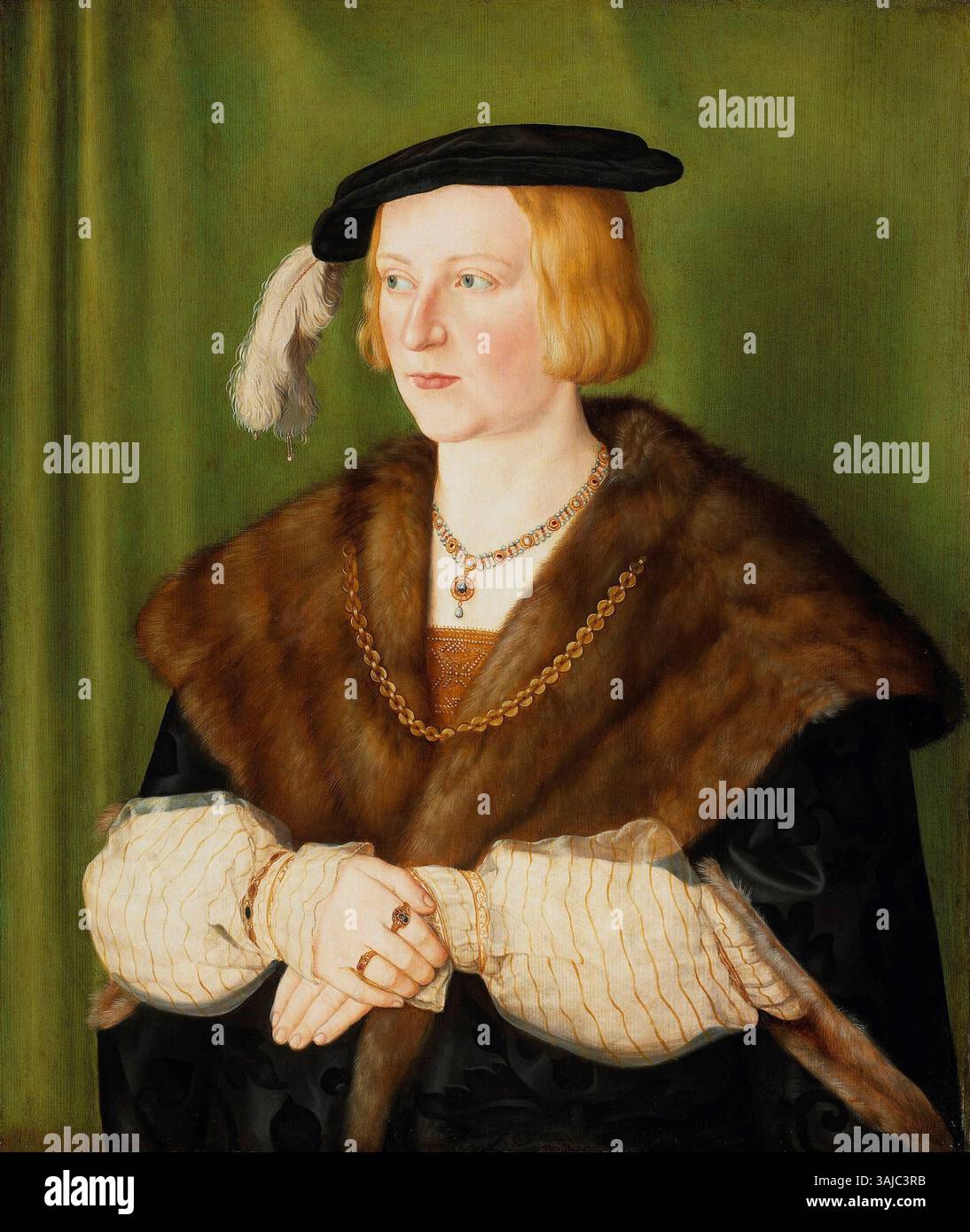 This 1531 portrait by Barthel Beham depicts Ursula von Weichs, a member ...