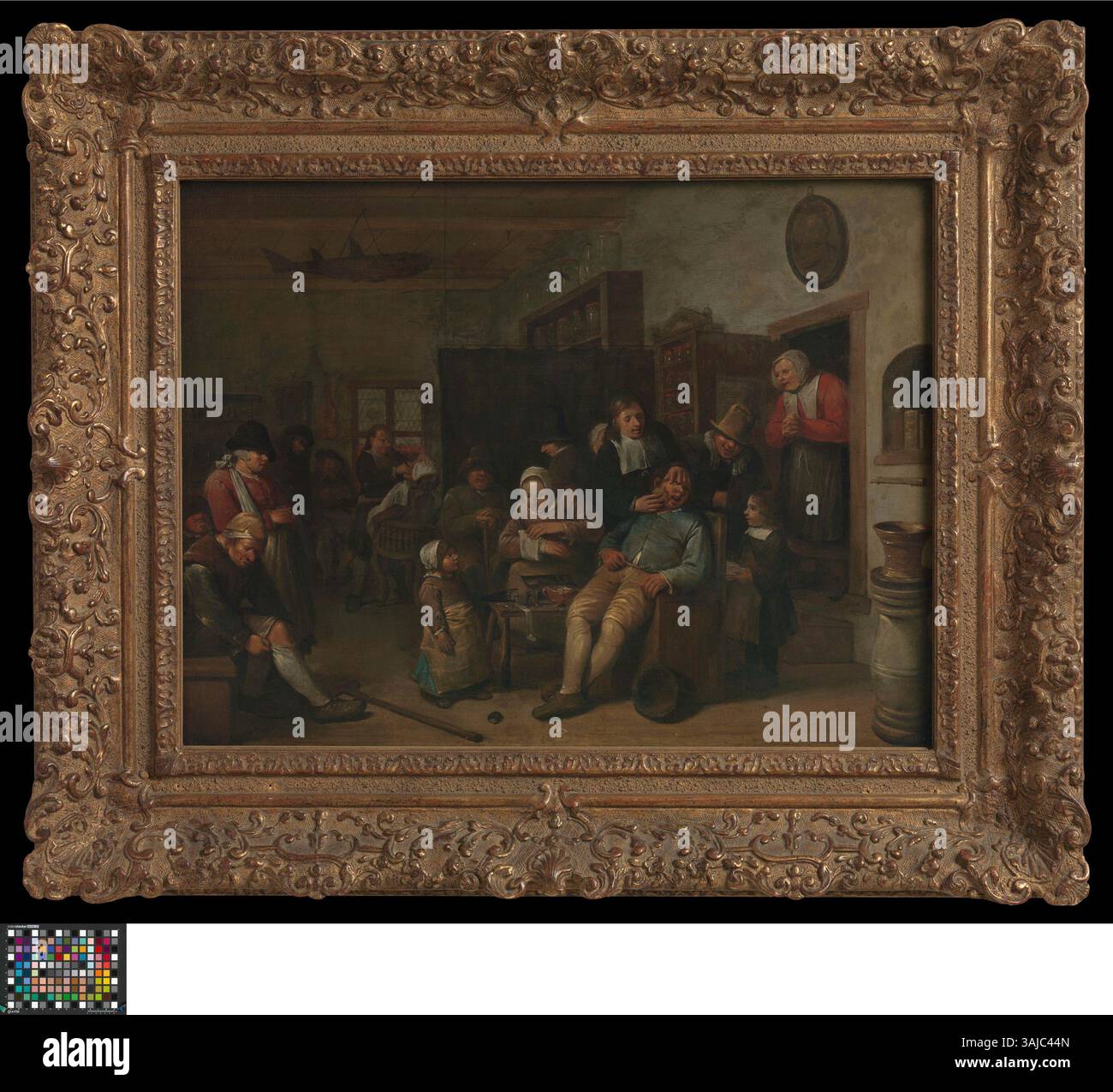 This oil painting by Egbert van Heemskerk, created in the 17th century ...