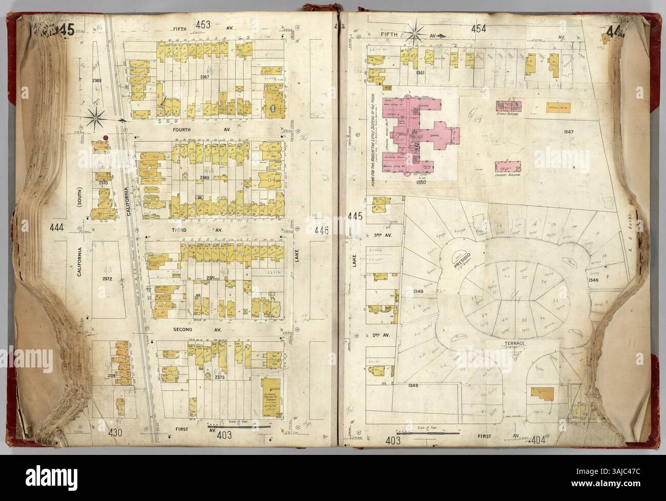 This 1905 San Francisco Sanborn Insurance Map Atlas offers detailed ...