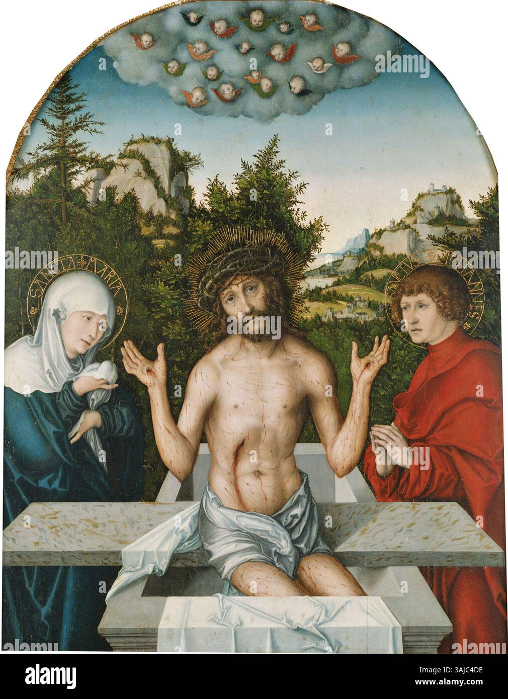 Lucas Cranach the Elder’s 1524 painting, part of the Pfirtscher ...