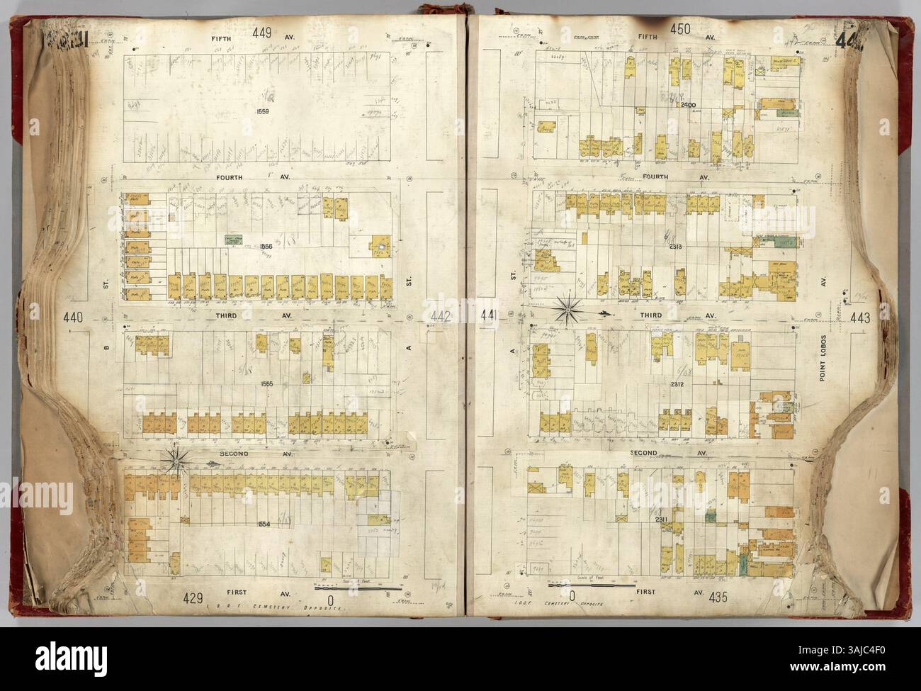 The 1905 San Francisco Sanborn Insurance Map Atlas is a detailed ...
