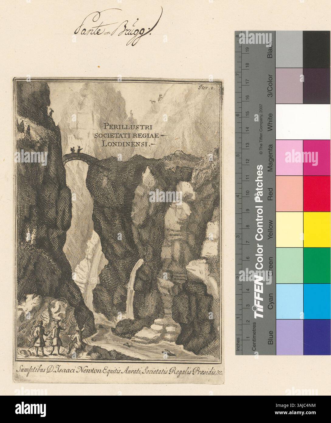 This 1708 etching, created by Johann Melchior Füessli, was part of a ...