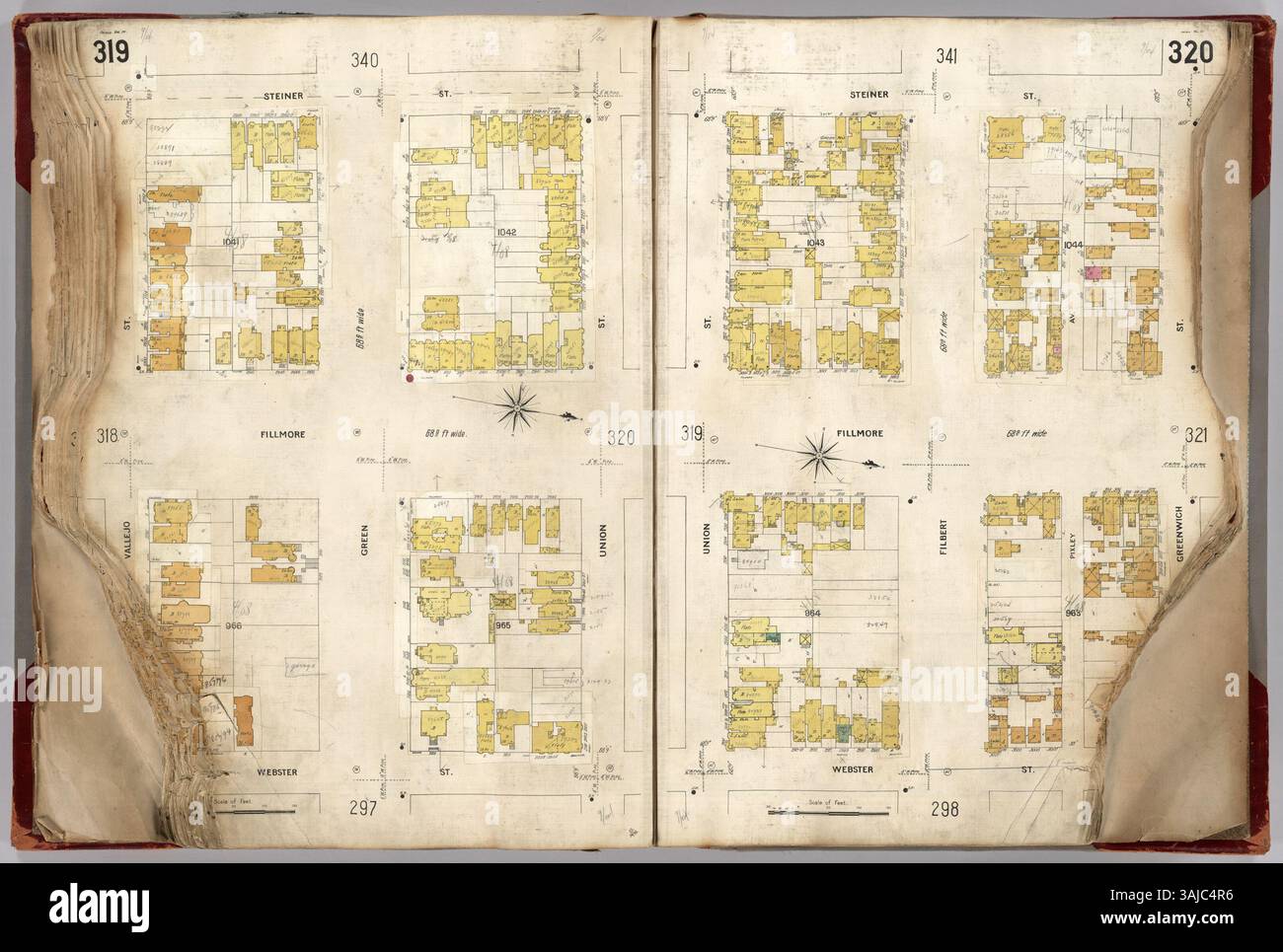 The 1905 San Francisco Sanborn Insurance Map Atlas, by the Sanborn ...