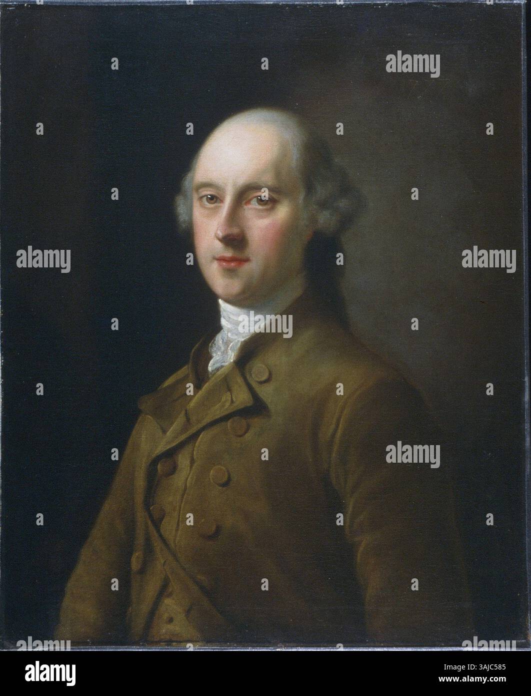 This portrait, painted by Nathaniel Hone in 1777, depicts William Legge ...