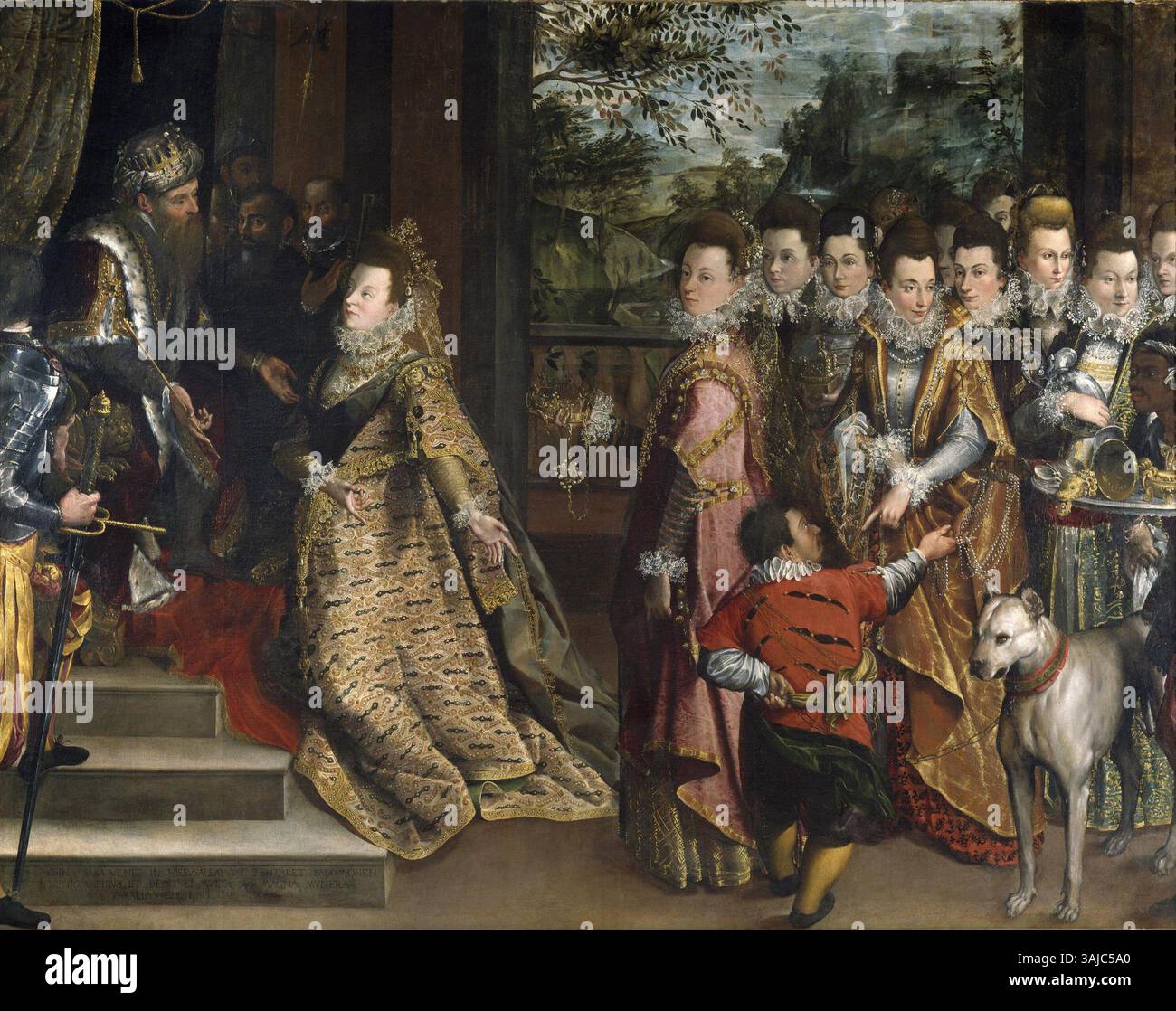 This circa 1600 painting by Lavinia Fontana shows the Queen of Sheba ...