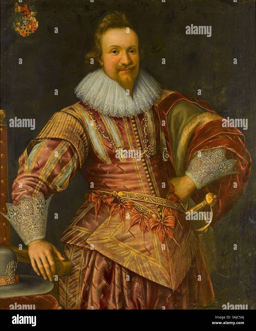 This 1625 oil portrait, attributed to Franz Kessler, depicts Johann von ...