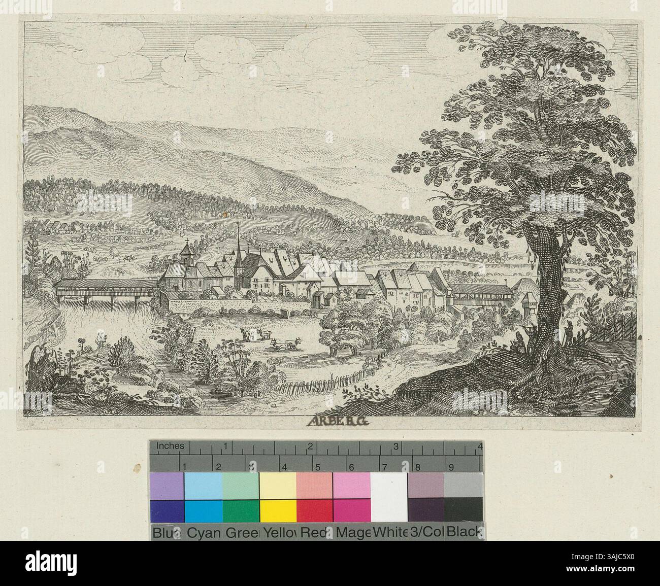 This print, created by Friedrich Steinfels in the 17th century, depicts ...
