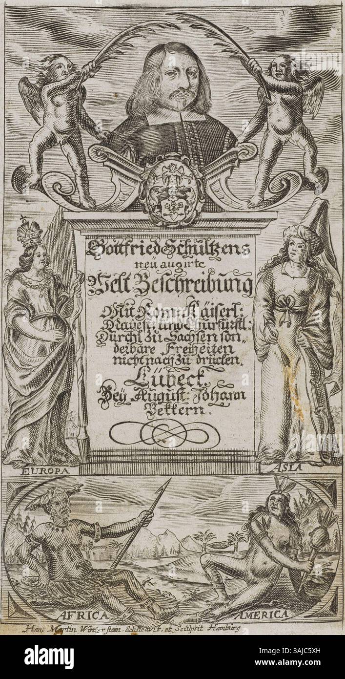 This copper engraving by Hans Winterstein depicts Gottfried Schulz in a ...