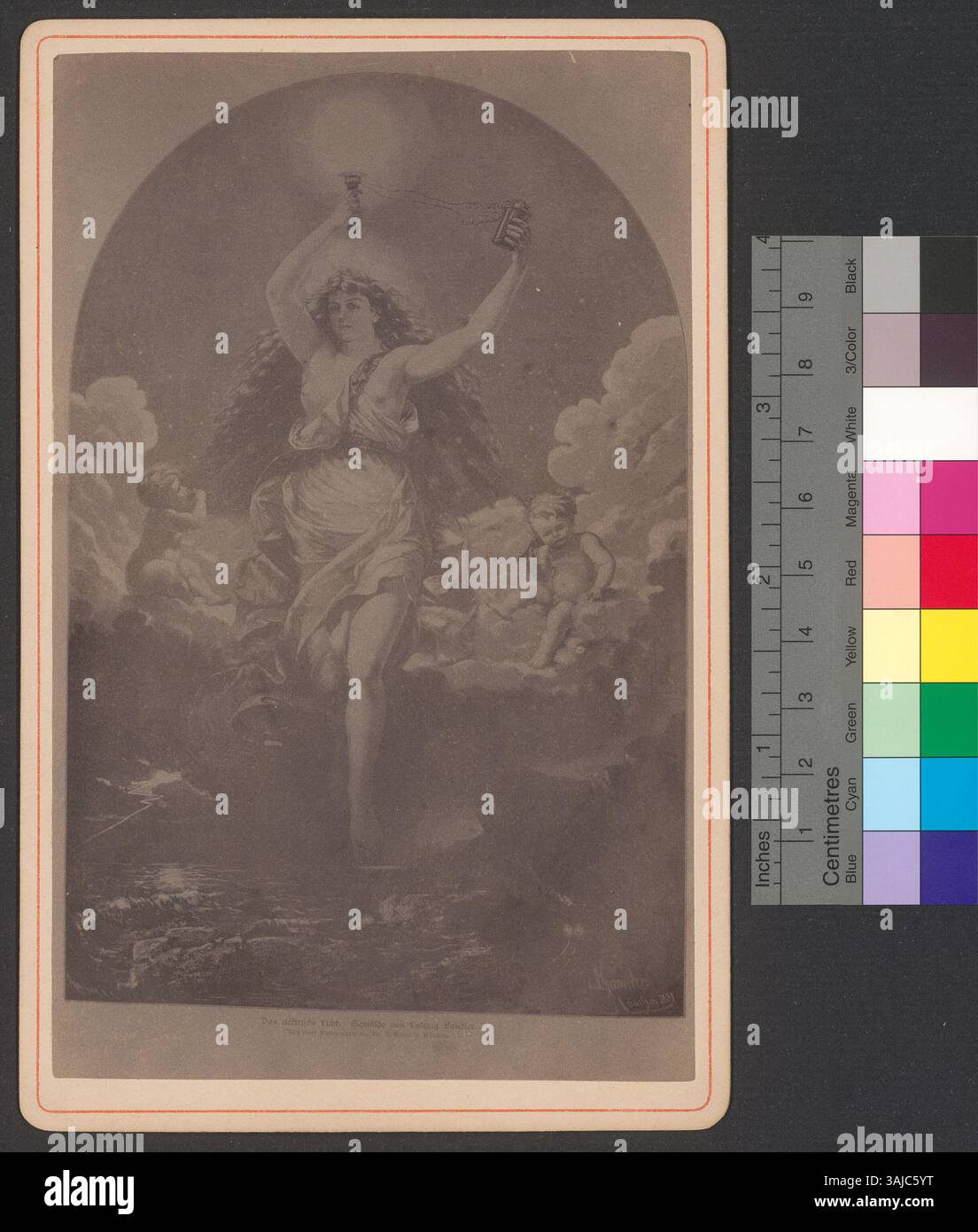 This 1886 woodcut illustration depicts the installation of electric ...