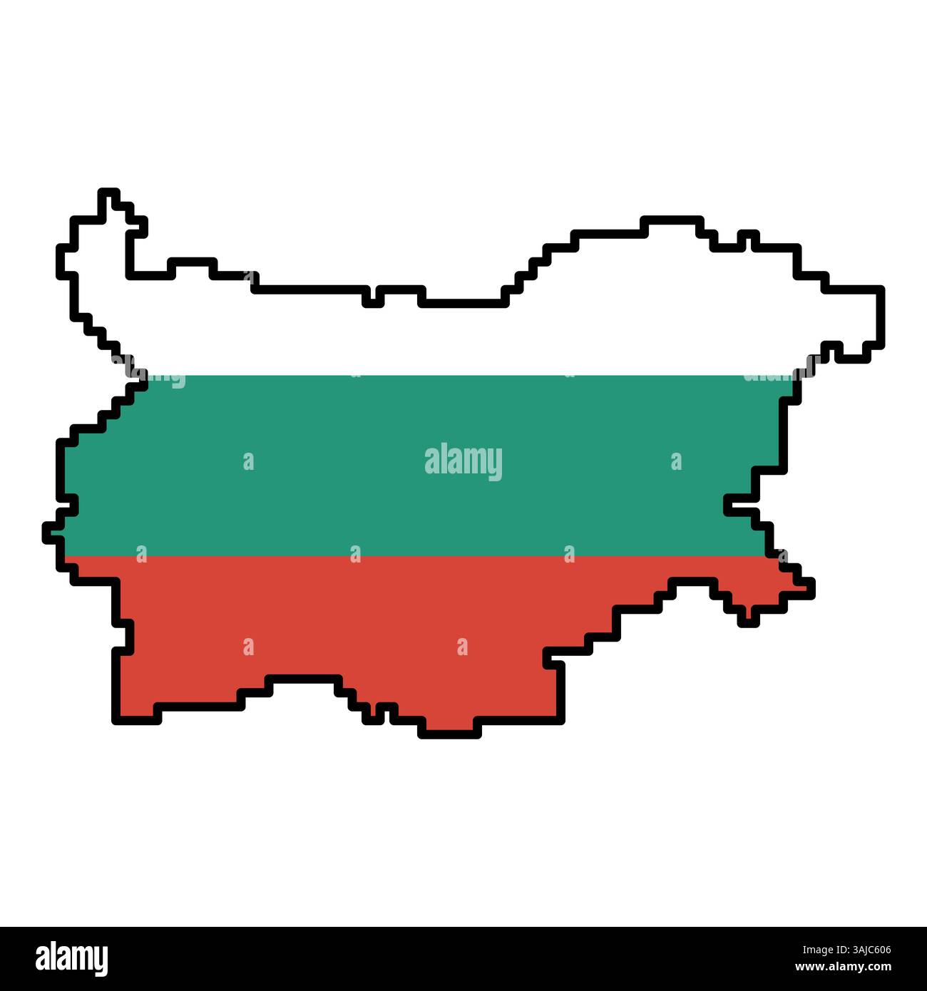 Pixelated world map icons in 8-bit style, featuring over 190 countries ...