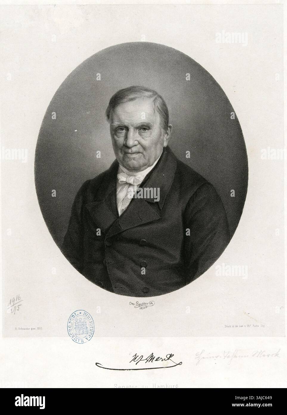 This 1854 lithograph by Otto Speckter and Robert Schneider depicts ...
