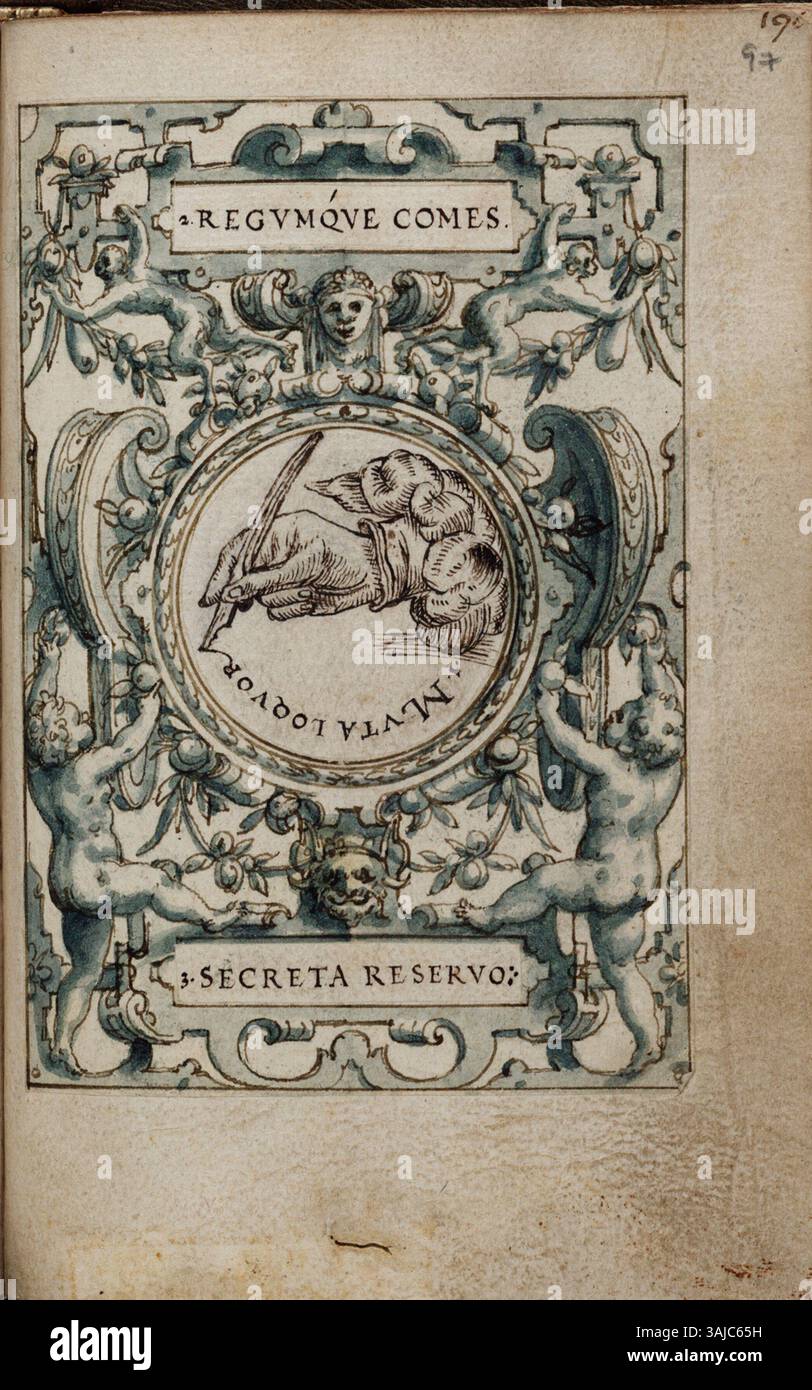 Gerard van Groeningen's ink drawing, created between 1574 and 1591 ...