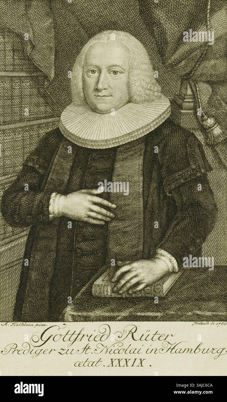 This copper engraving by Fritzsch and Anton Tischbein, created in 1766 ...