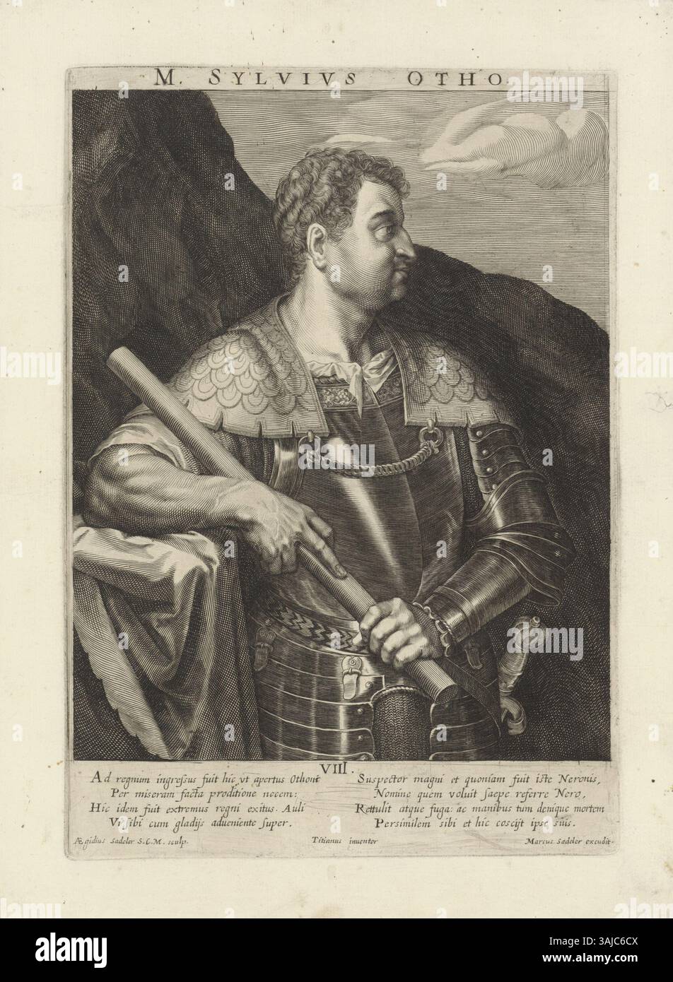 This engraving by Aegidius Sadeler, produced between 1597 and 1629 ...