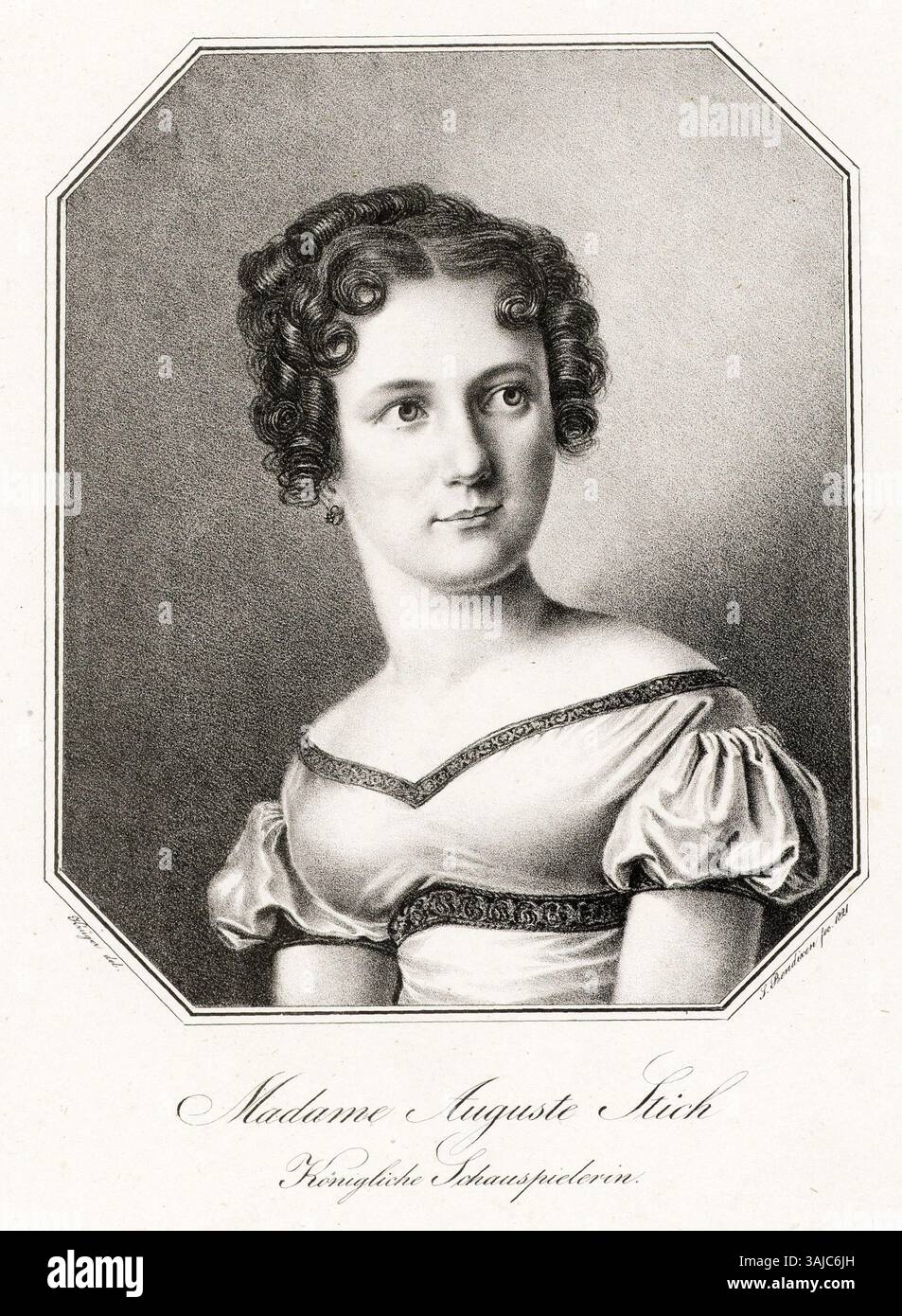 This portrait of Madame Auguste Stich, created by Siegfried Detlev ...