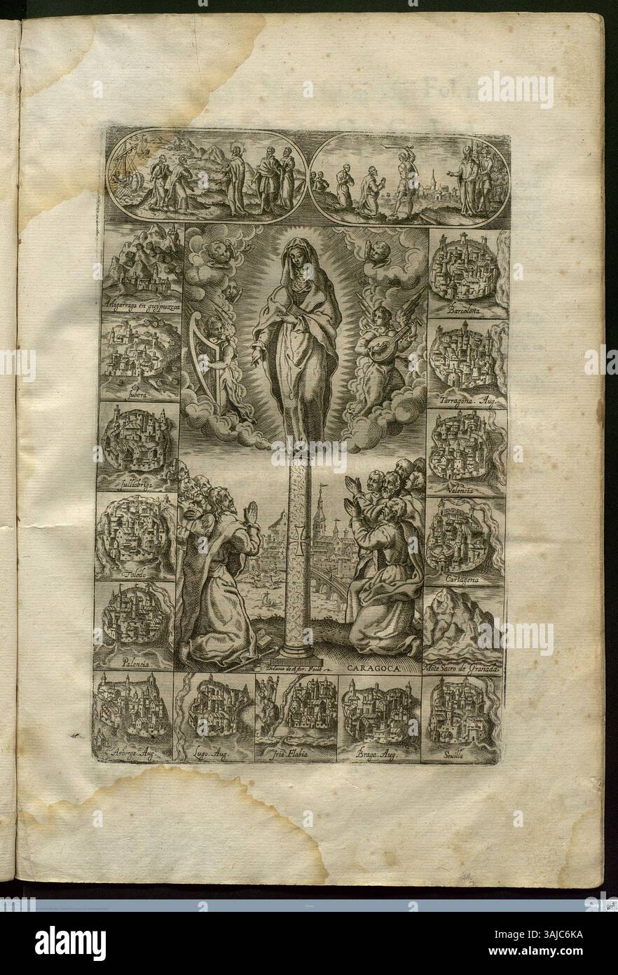 This engraving by Mauro Castellá Ferrer from 1610 depicts Saint James ...